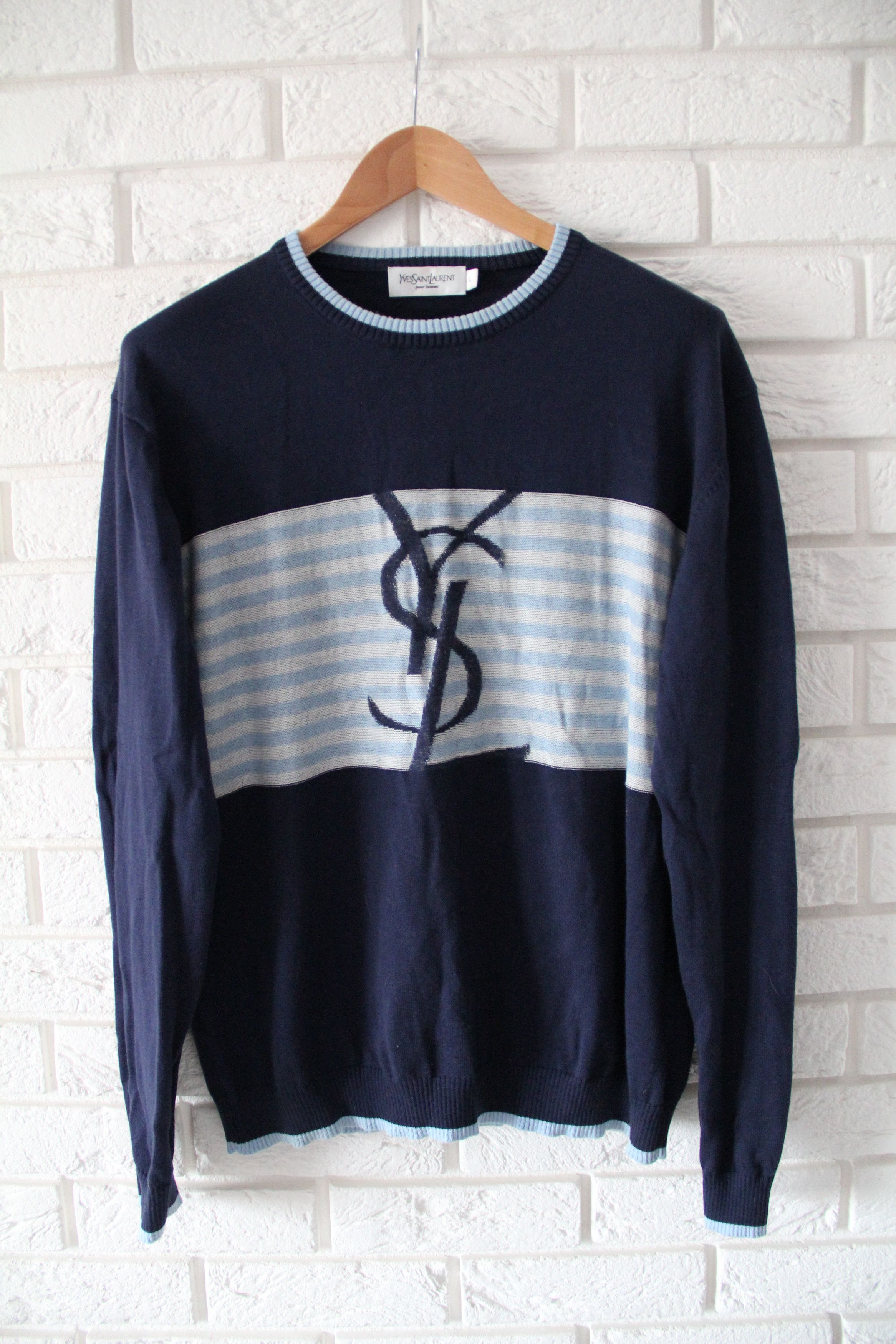 Yves Saint Laurent YSL Logo Sweater | Grailed
