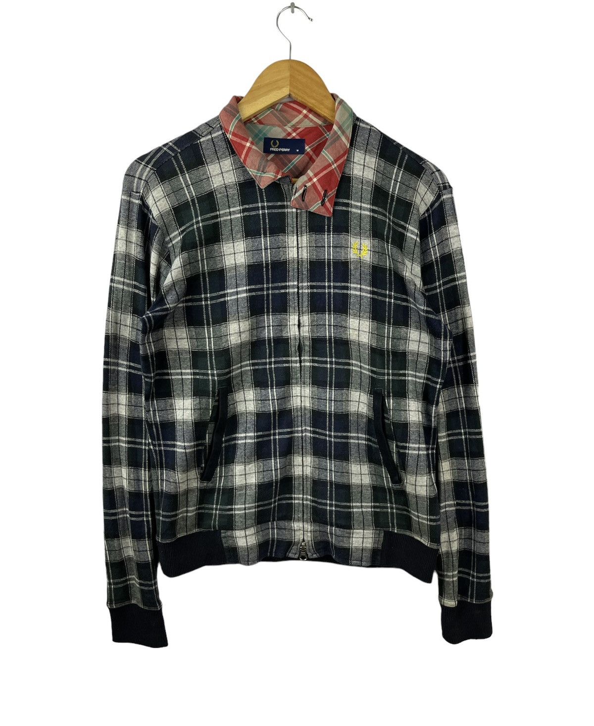 Fred Perry × Streetwear FRED PERRY FULL ZIPPER JACKET CHECKERED | Grailed