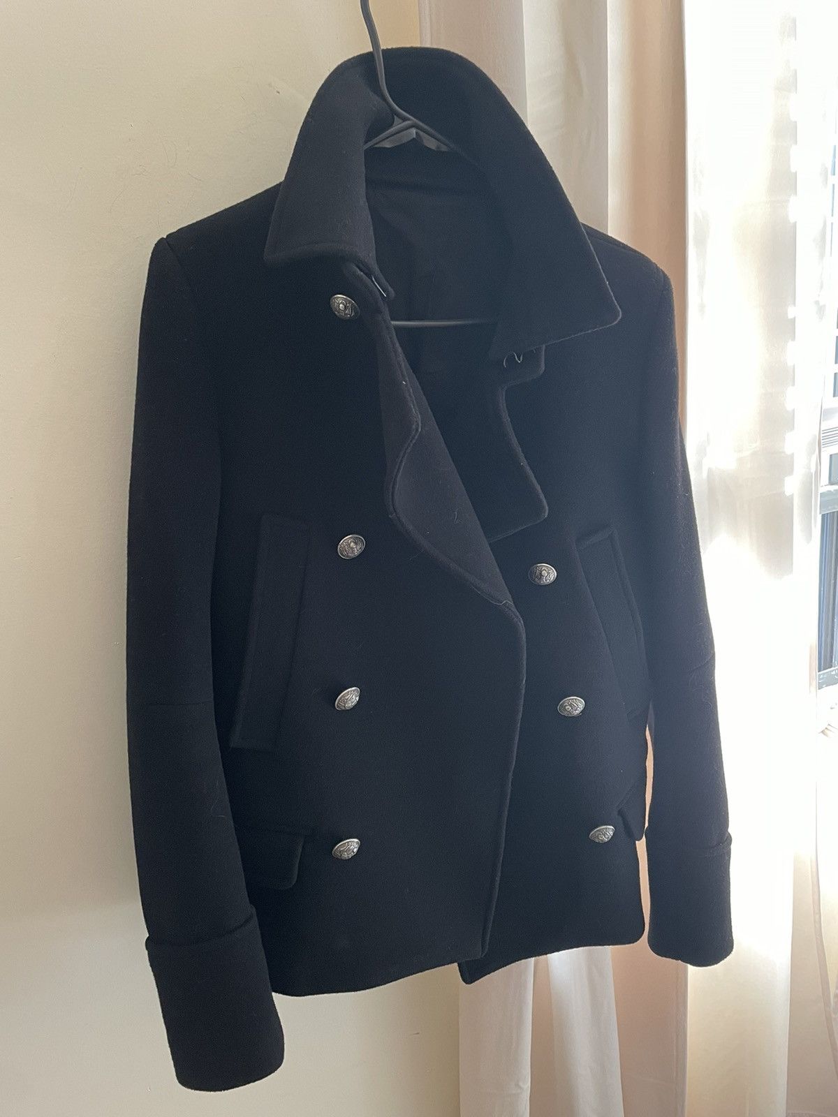 Balmain Balmain F/W11 Pea Coat Christopher Decarnin | Grailed