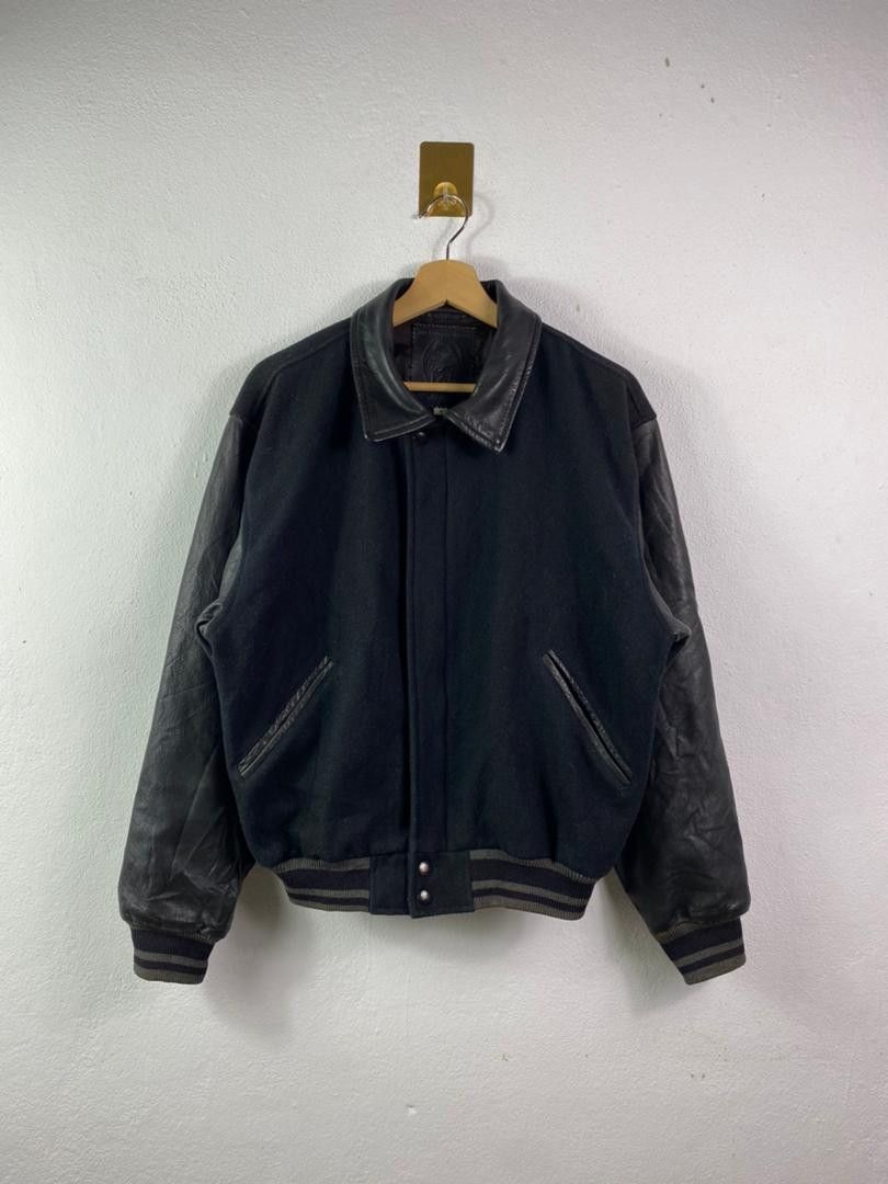 Golden Bear Vintage Golden Bear Wool Varsity Jacket Leather Sleeves ...