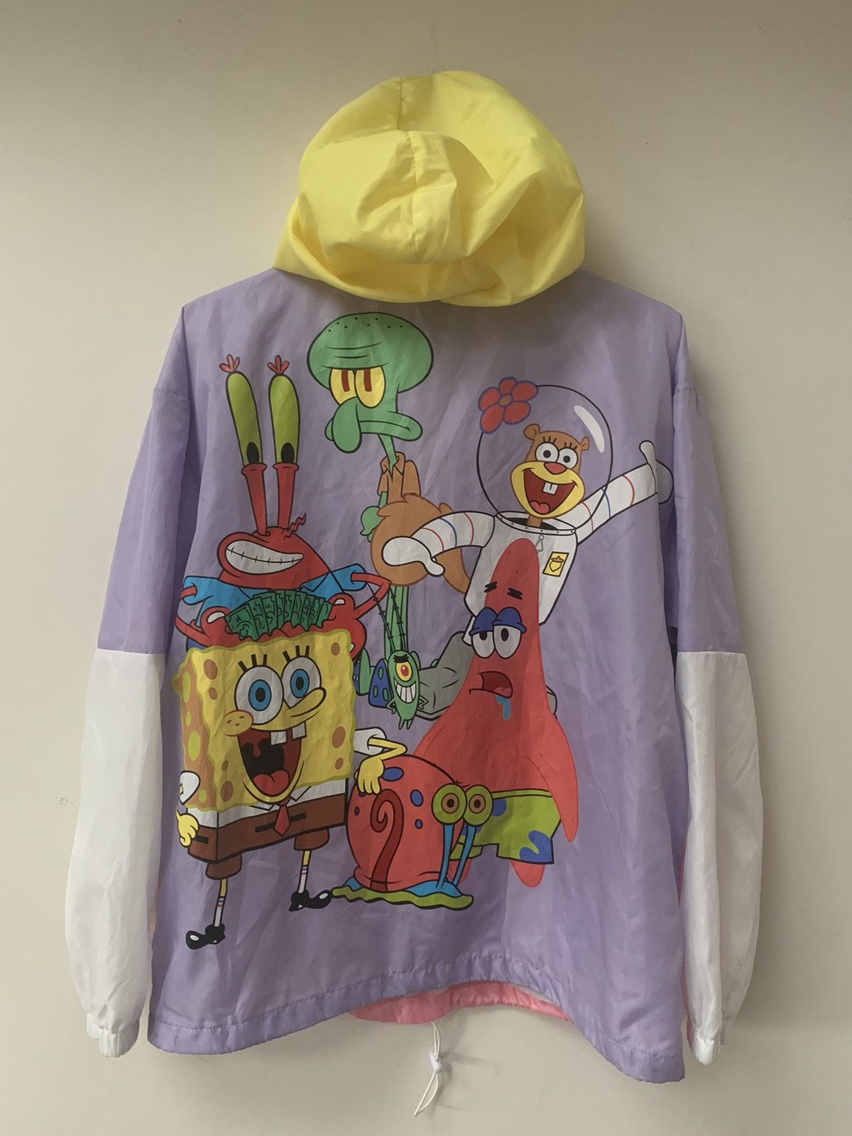 Nickelodeon Nickelodeon SpongeBob SquarePants and crew rain jacket coat ...