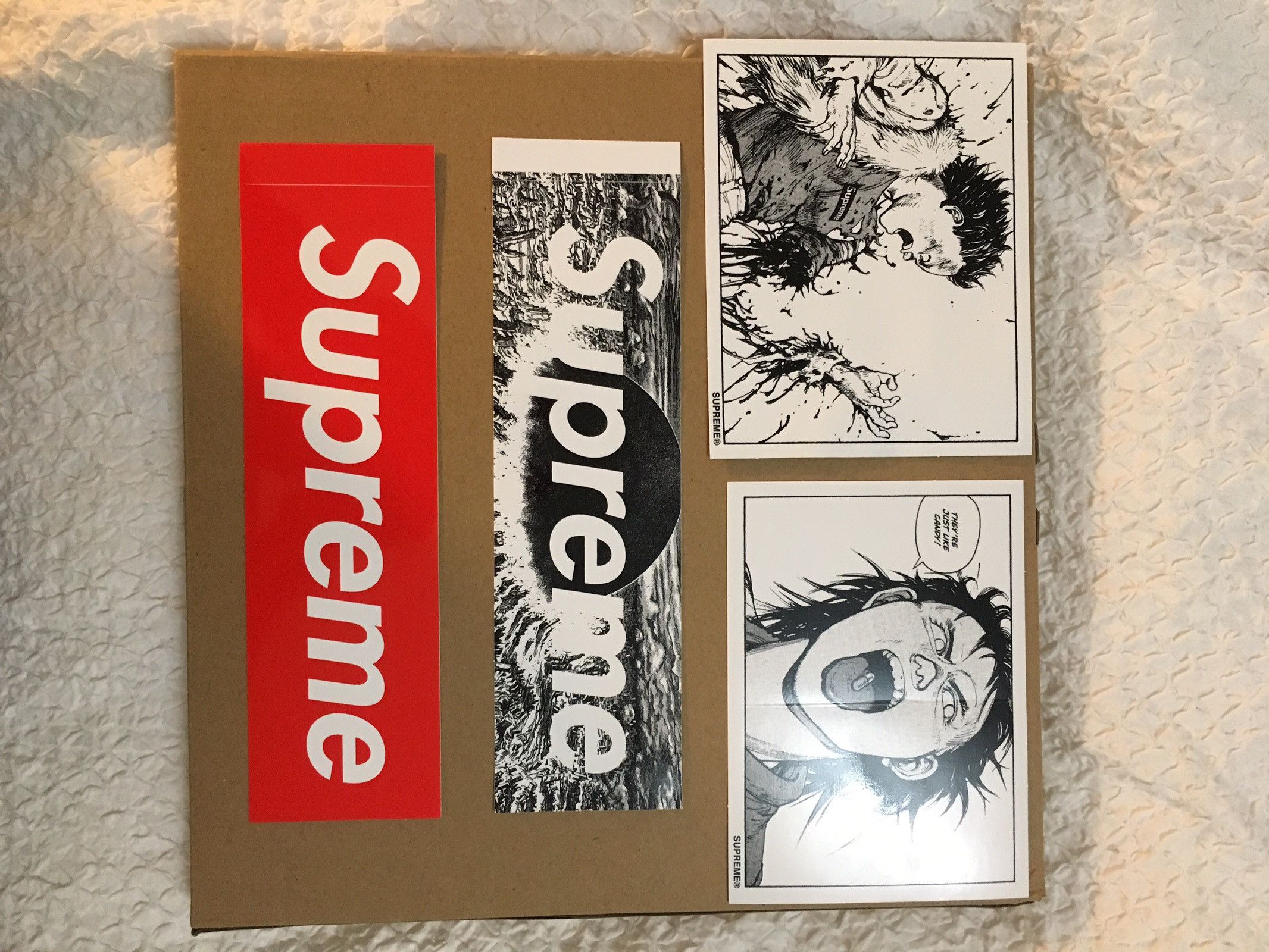 Supreme AKIRA/ Supreme Sticker Set | Grailed