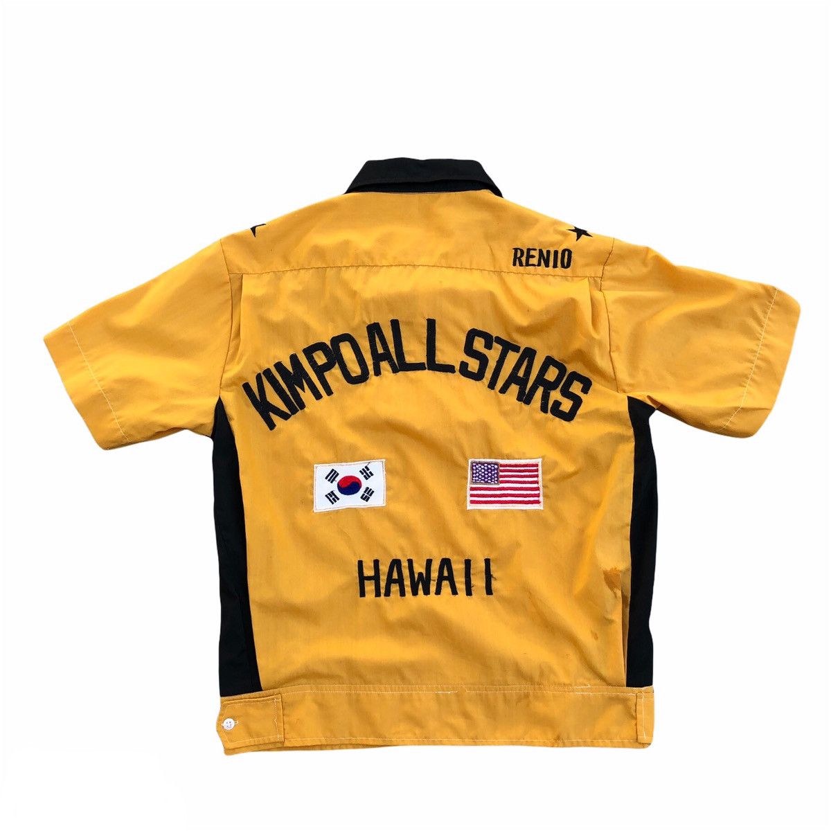 Vintage 🔥VINTAGE ART KIMPOALLSTARS HAWAII RENIO BOWLING SHIRT | Grailed