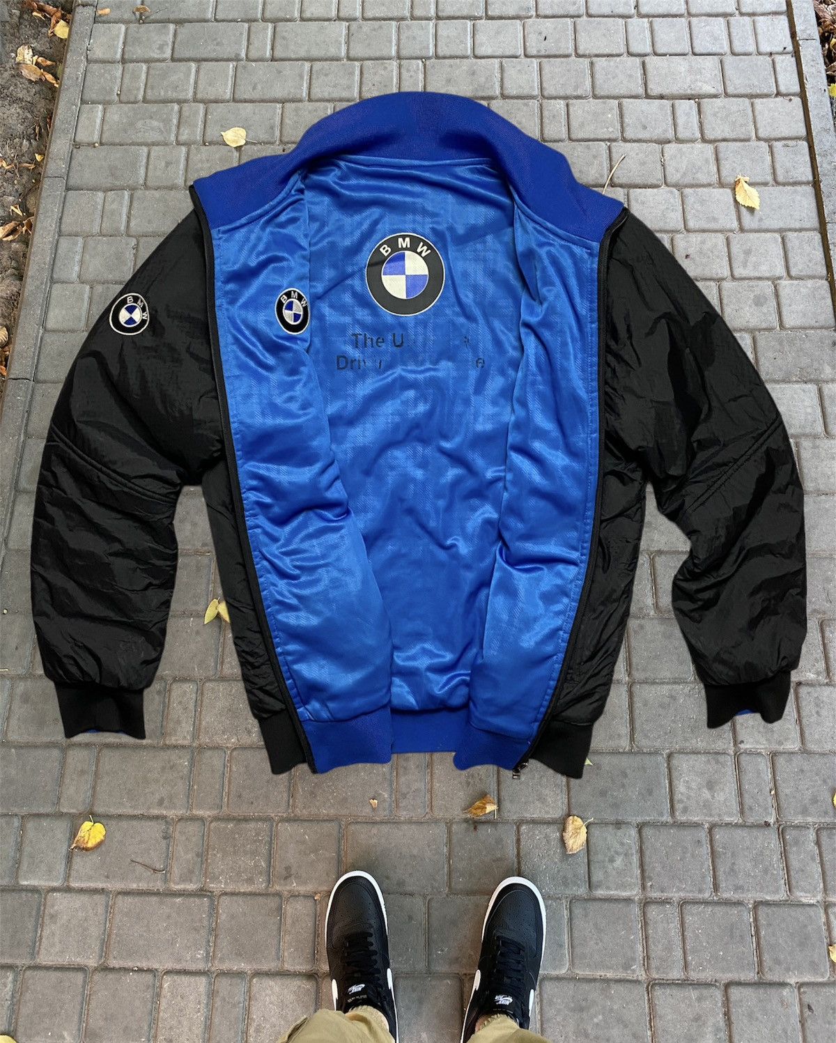 BMW × Racing × Vintage Vintage BMW jacket big logo reversible bomber ...