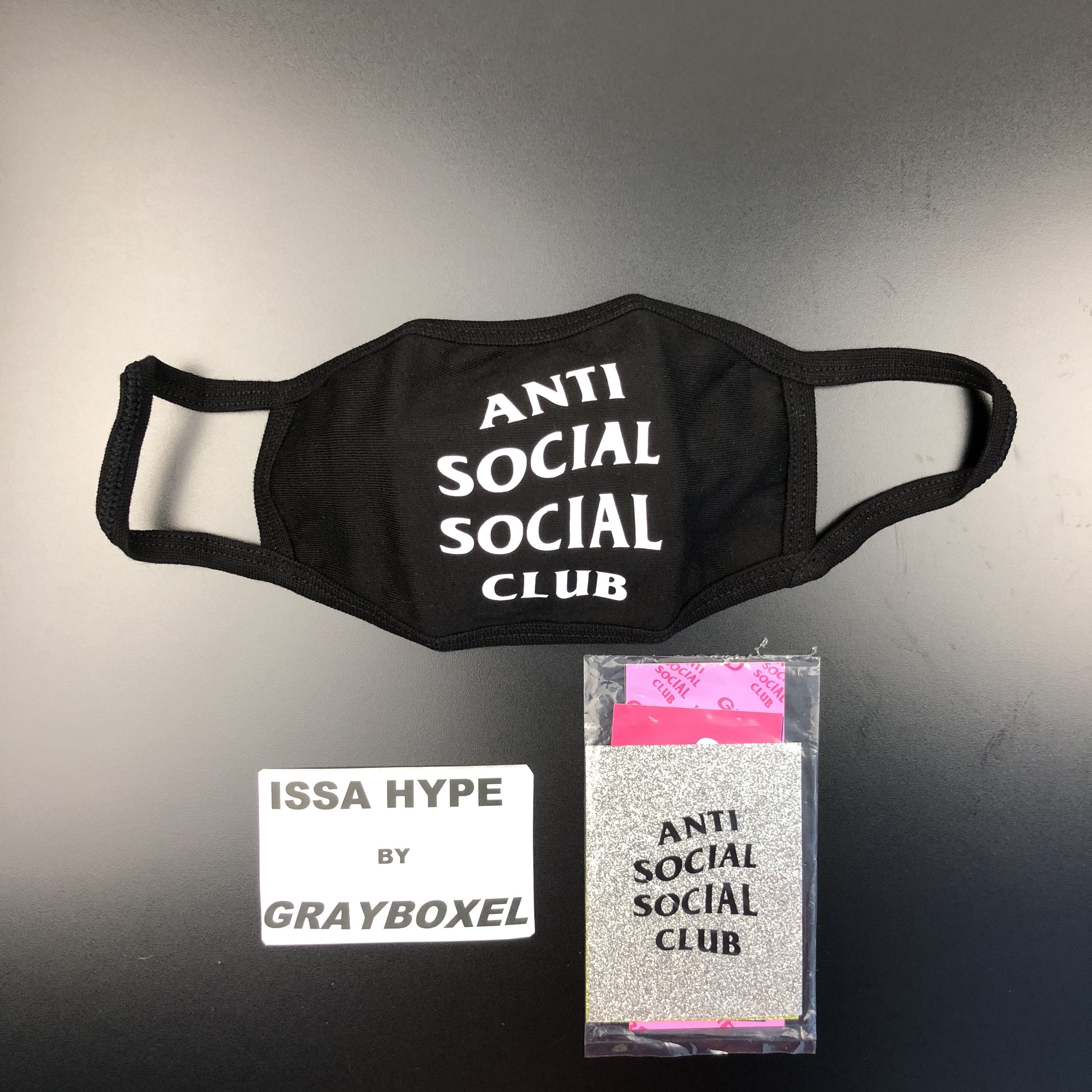 Anti Social Social Club DS Auth Anti Social Social Club ASSC black Face ...