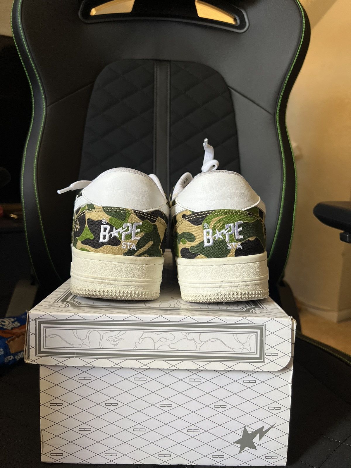 Bape A bathing ape Babesta low abc 20th anniversary green | Grailed