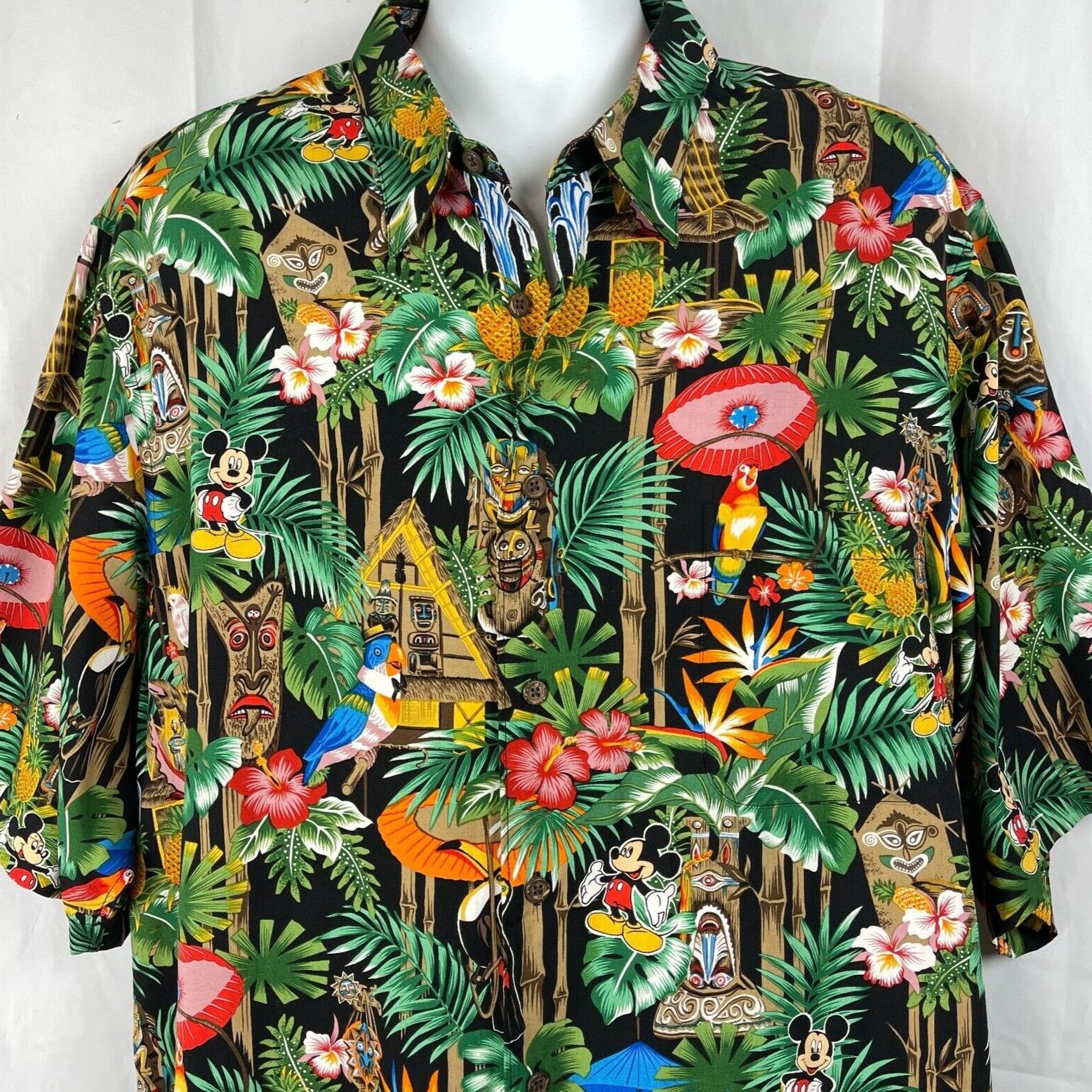 Reyn Spooner Disney Enchanted Tiki Room Mickey Mouse Reyn Spooner XXL ...