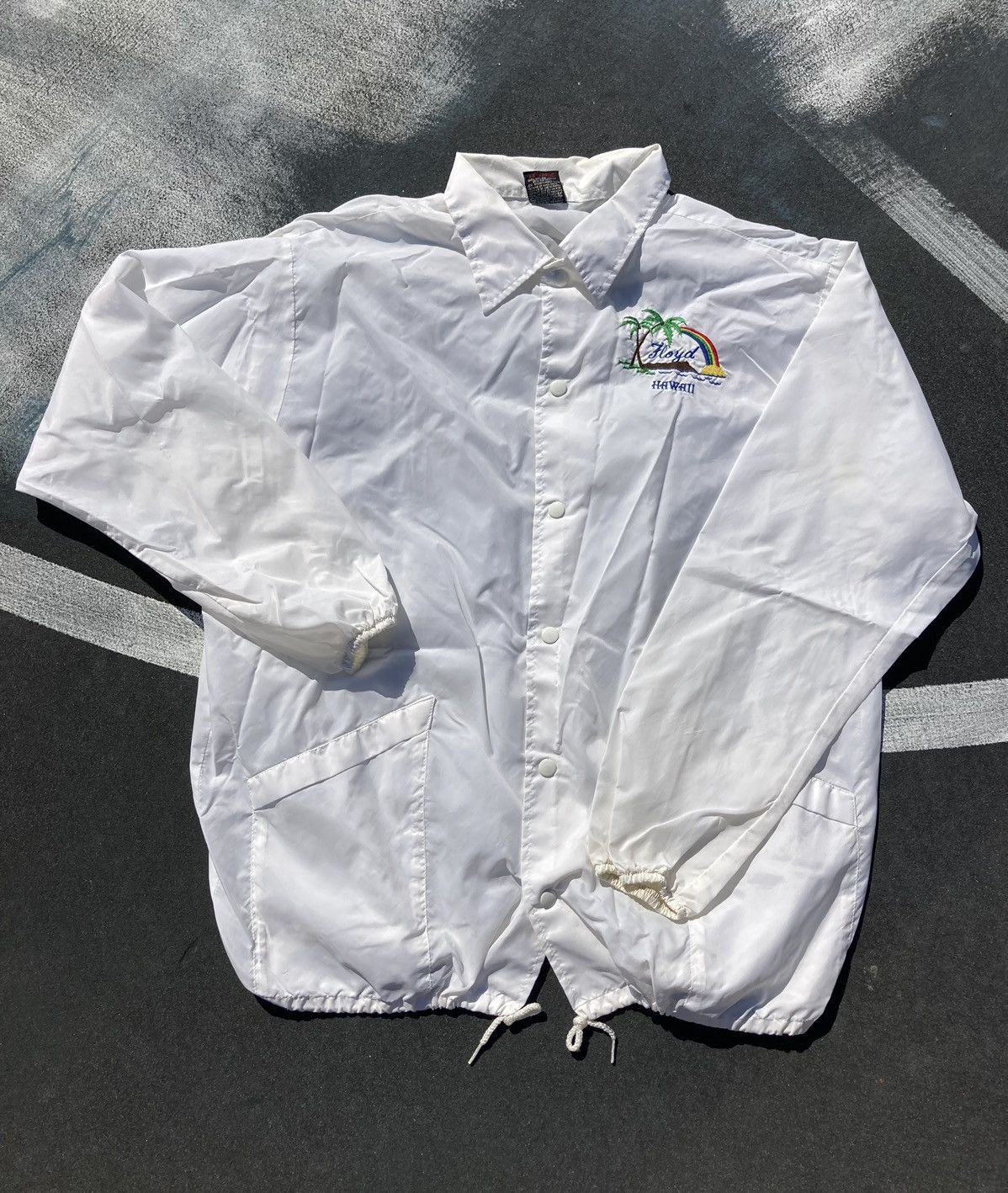 Made In Usa × Vintage Vintage 70s Hawaii Rainbow Windbreaker Coaches ...