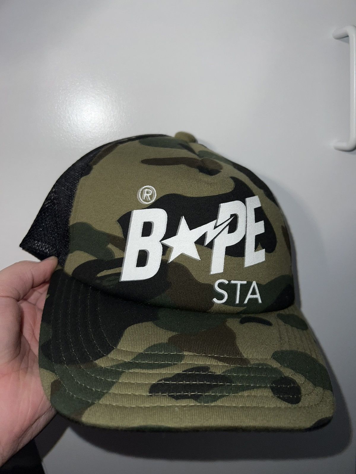 Bape BAPE 1st Camo BAPE Sta Mesh Cap | Grailed