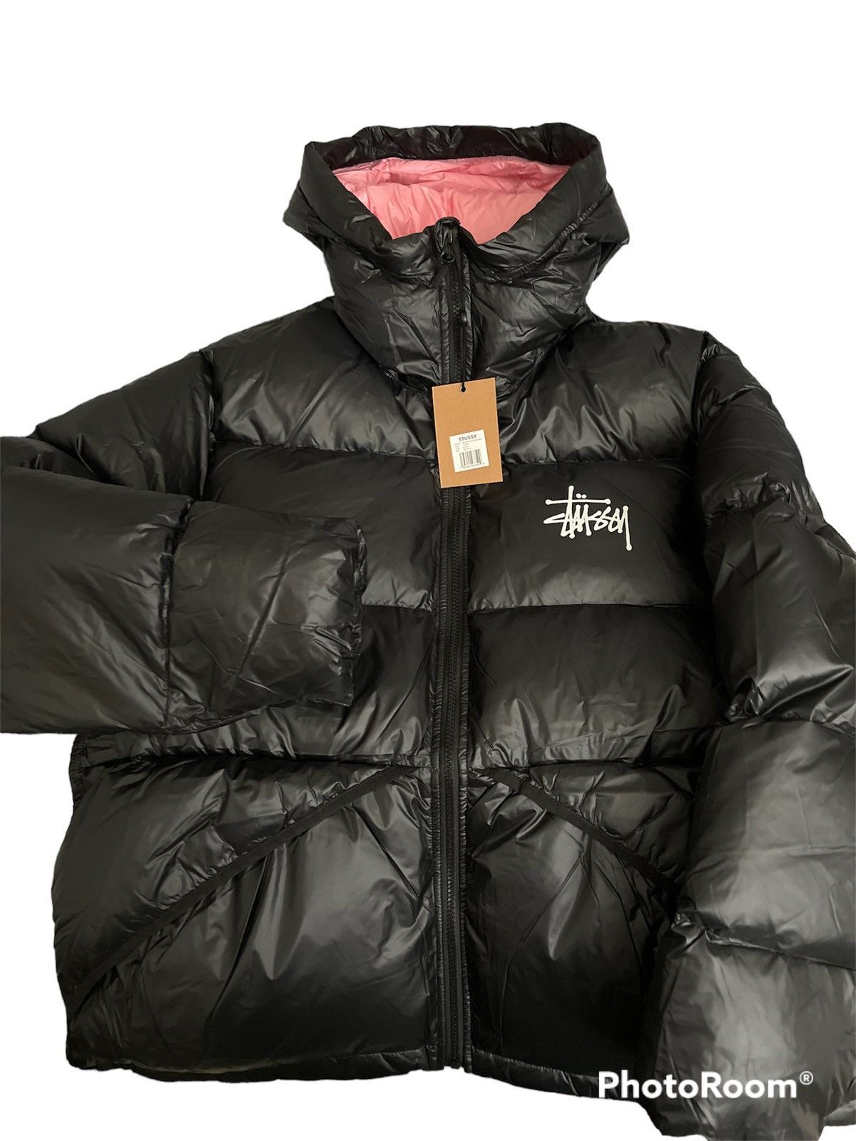 Stussy Stüssy Micro Ripstop Down Parka Jacket (Black) | Grailed