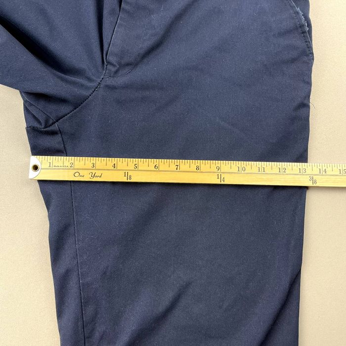 Brand UniFirst Reflective Pants Mens 35 Chino Blue Straight Leg | Grailed