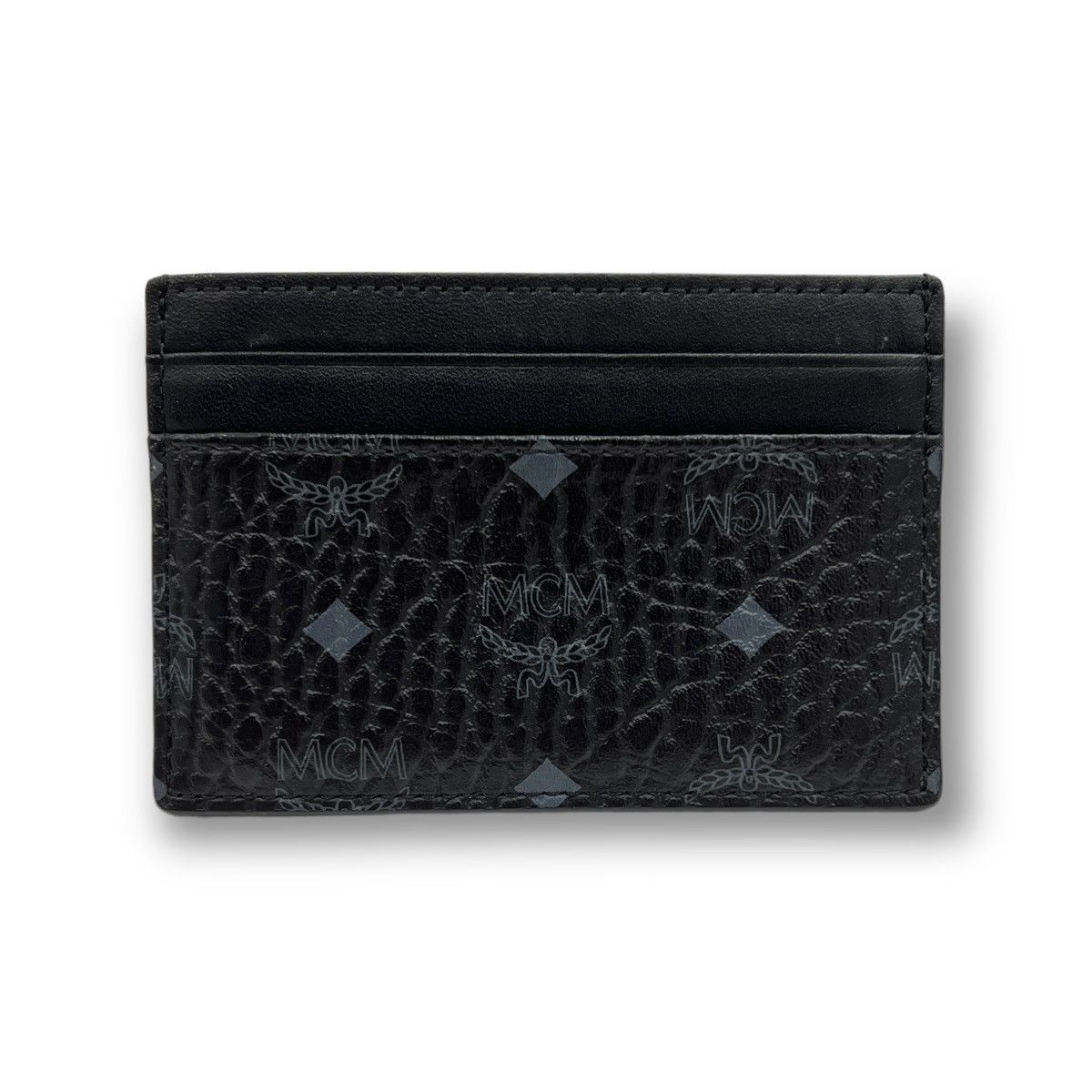 MCM MCM Visetos Card Case Cardholder - Black | Grailed