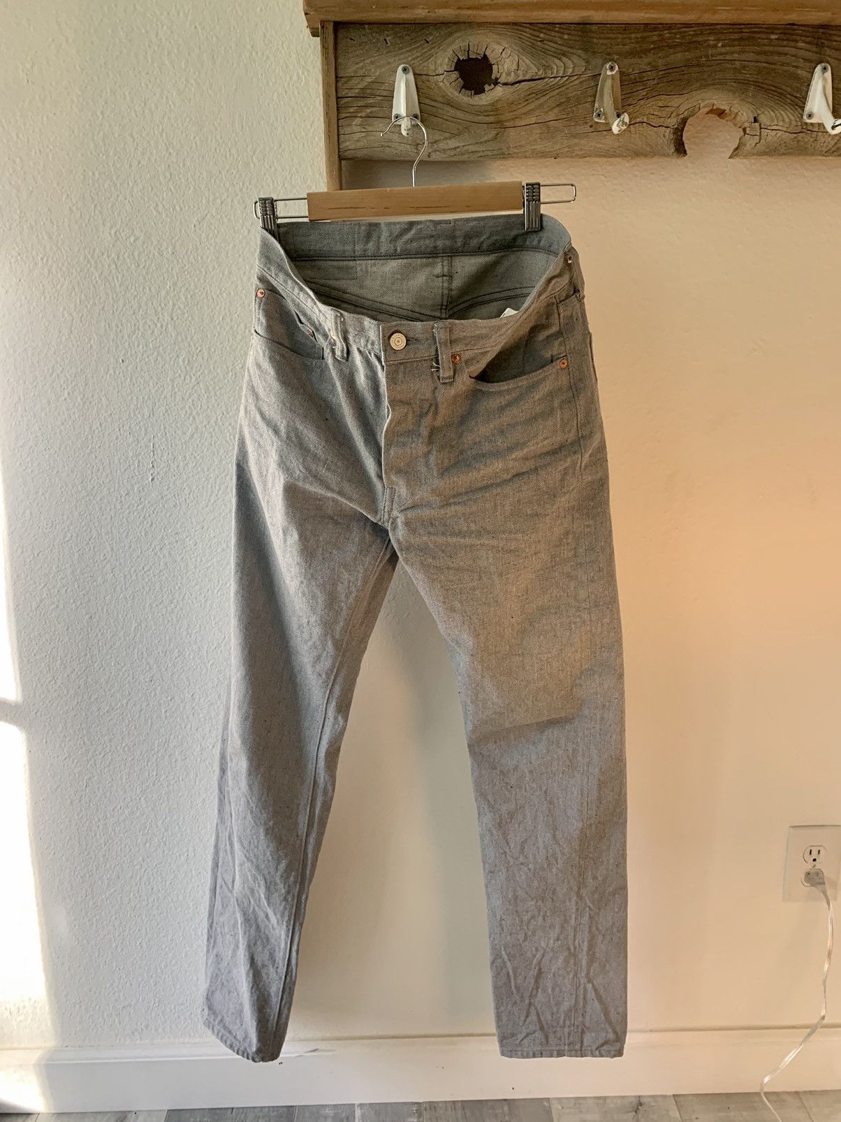 Warehouse Warehouse & Co grey selvedge | Grailed
