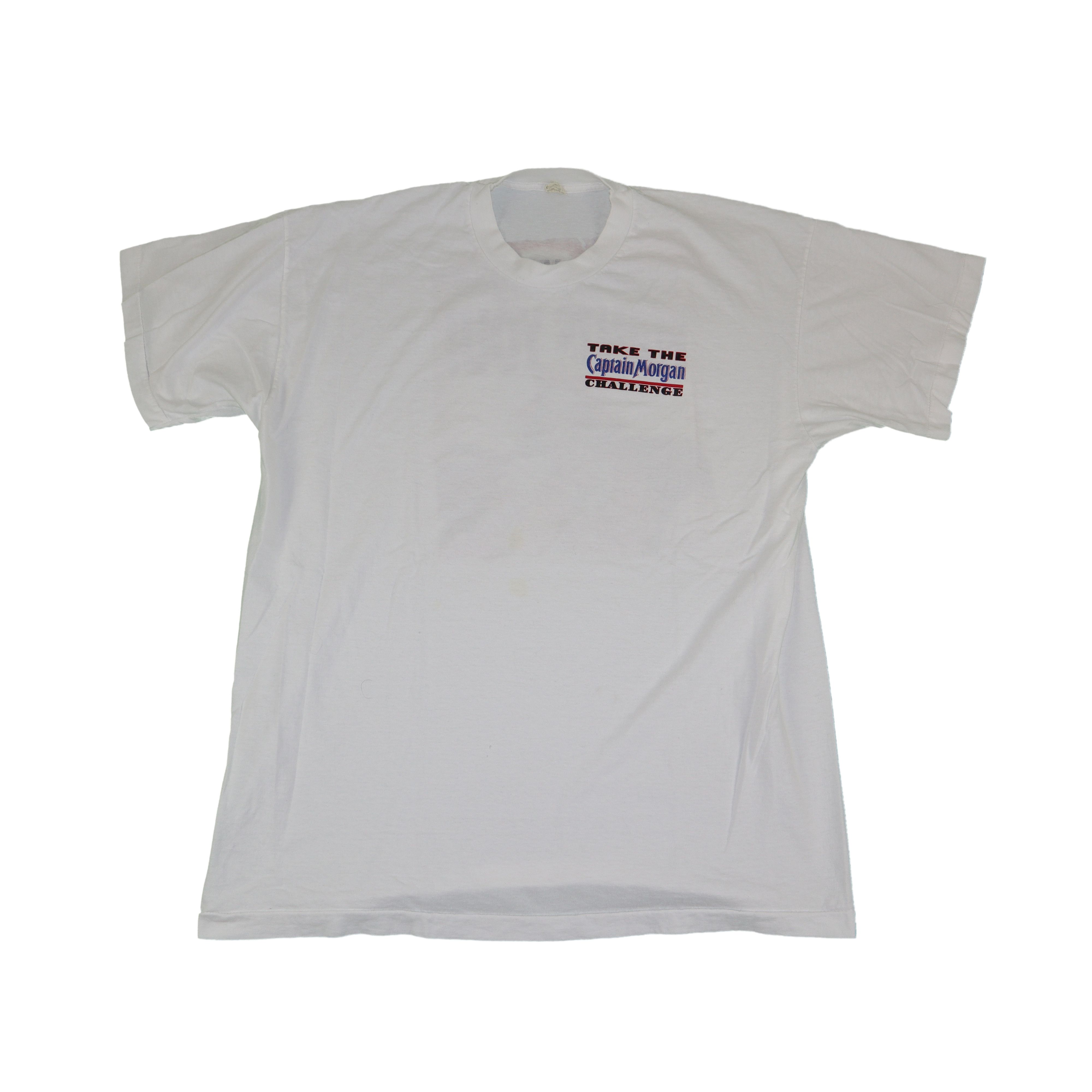 Screen Stars Vintage 90s Take The Captain Morgan Challenge Shirt | Grailed