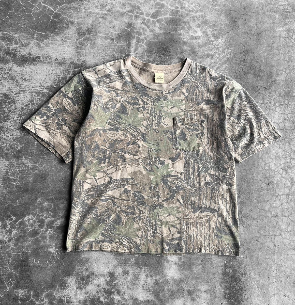 Vintage Single Stitch Boxy Fit Blank Camo Tee Grailed