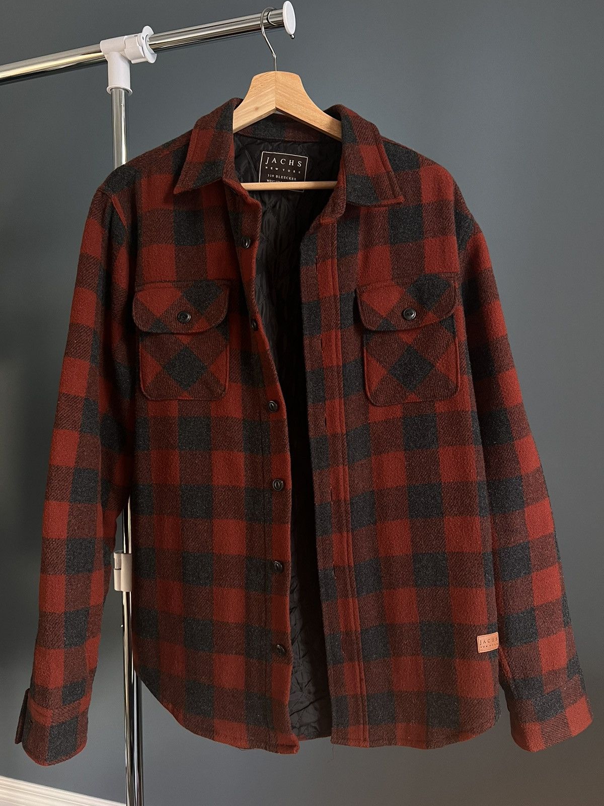 Jachs New York Wool Shacket Quilted Lining | Grailed