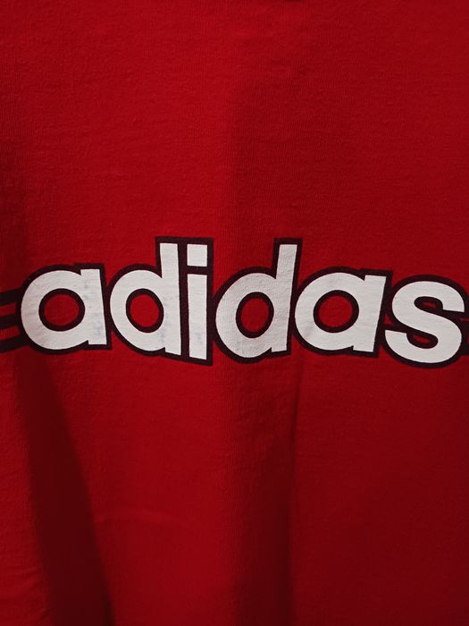 Adidas Adidas 2004 Vintage Spell Out Logo Parallel 3 Stripe L/S Tee ...