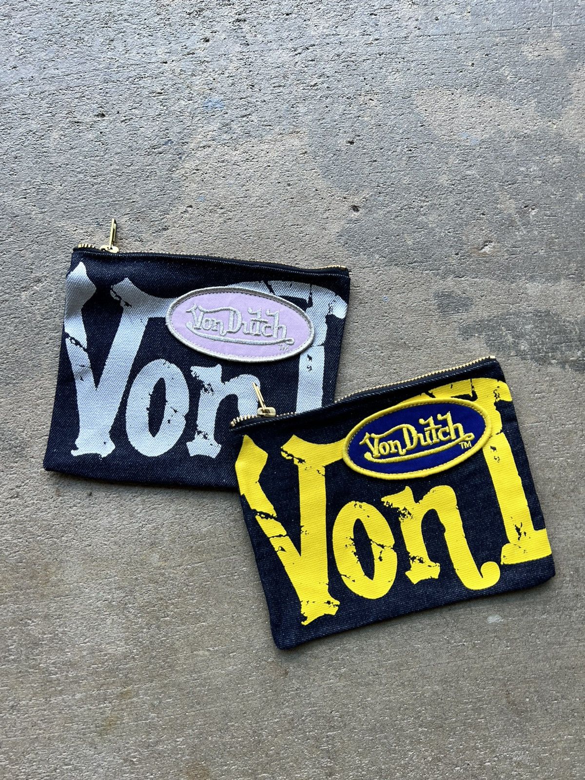 Vintage × Von Dutch Vintage Von Dutch Zipper Wallet | Grailed