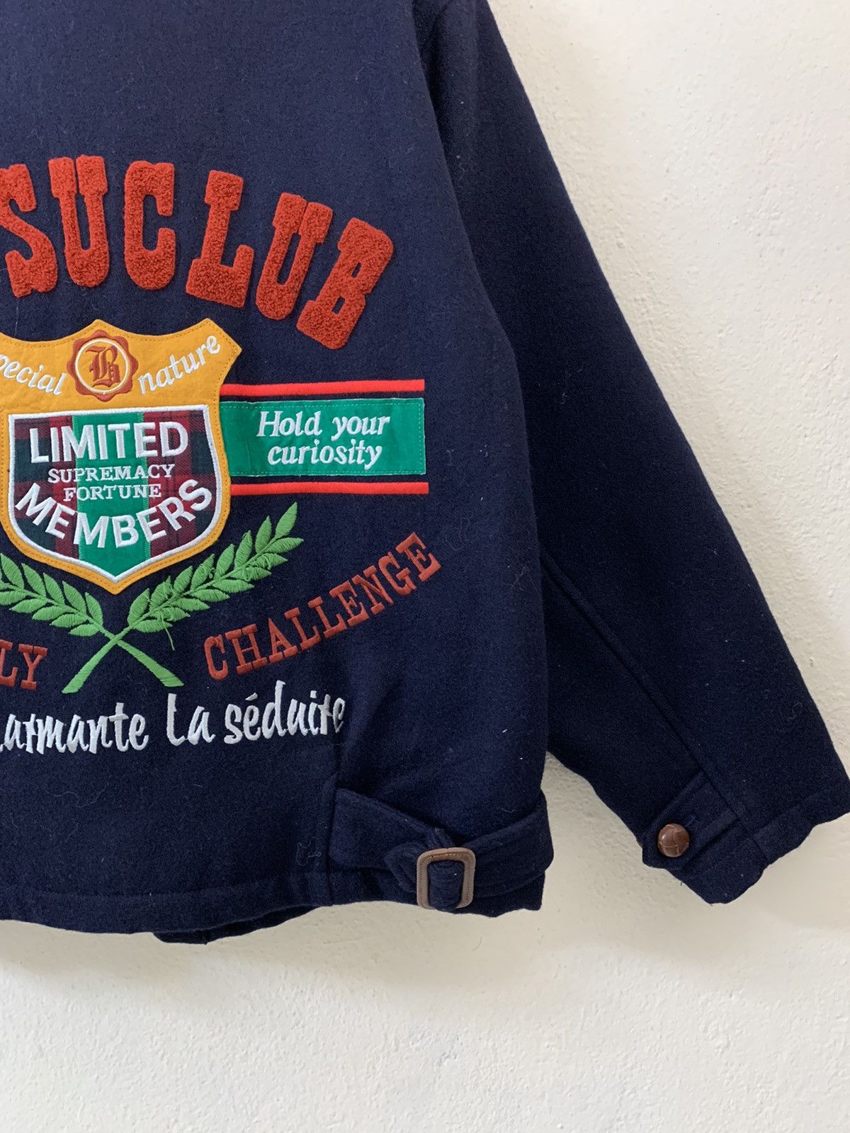 Japanese Brand Batsu Club Big Logo Hoodie Jacket | Grailed