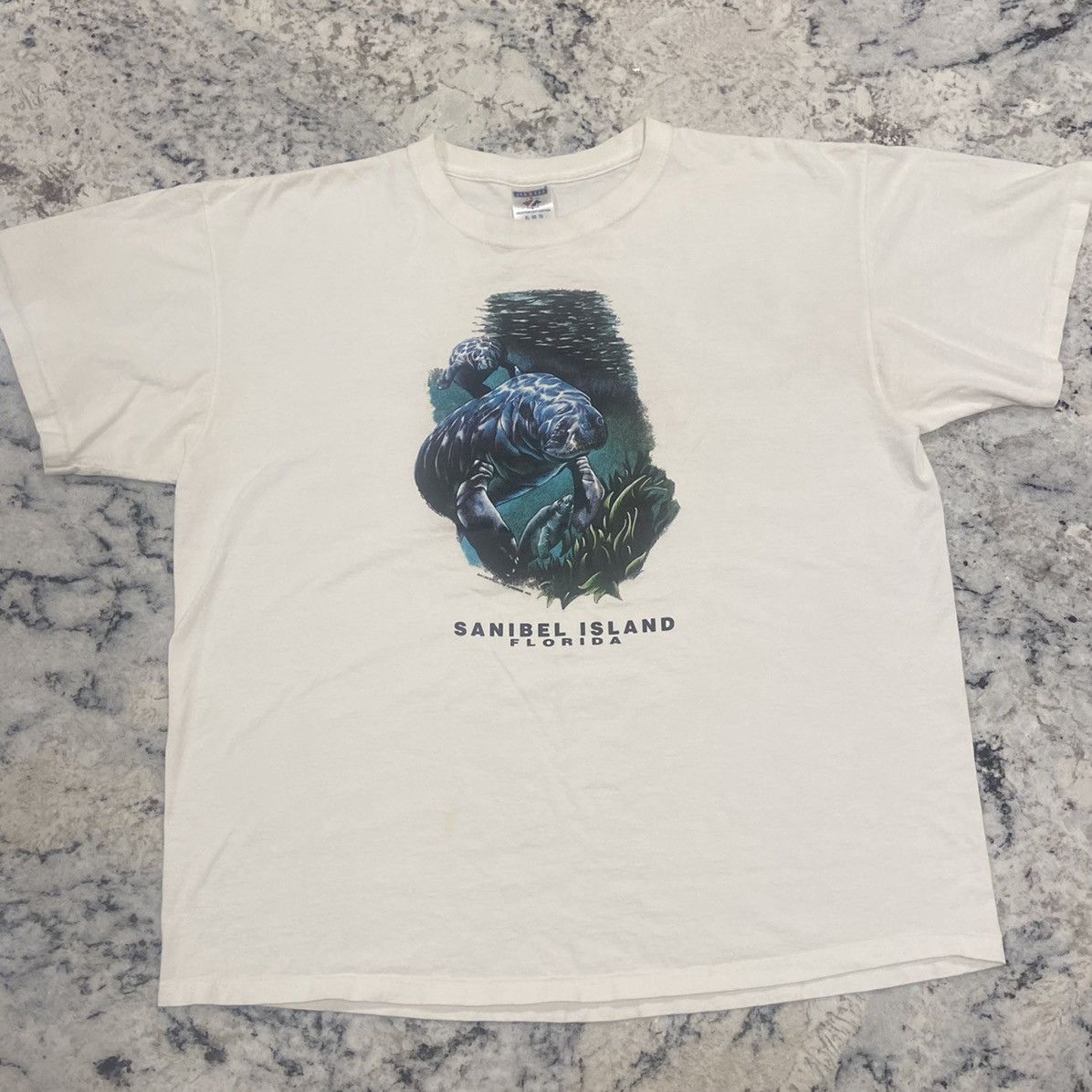Rare × Streetwear × Vintage Vintage Sanibel Island Florida Manatee ...