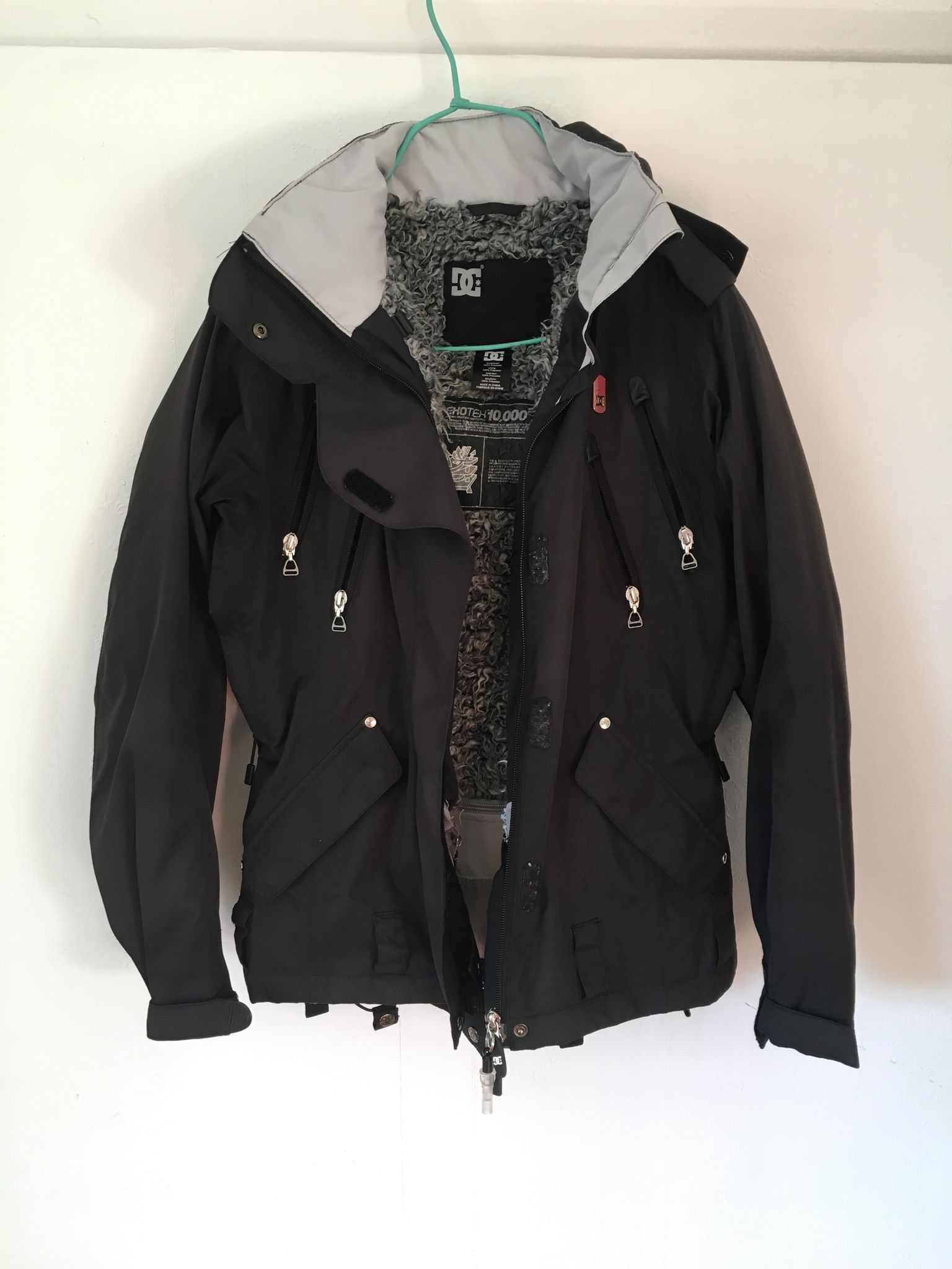 Dc DC Jacket Snow Ski Snowboarding Quilted EXOTEX Black XS Used | Grailed