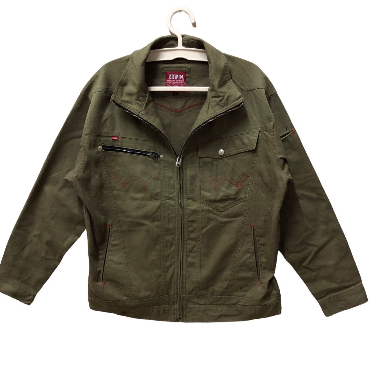 Edwin Edwin green worker trucker jacket | Grailed