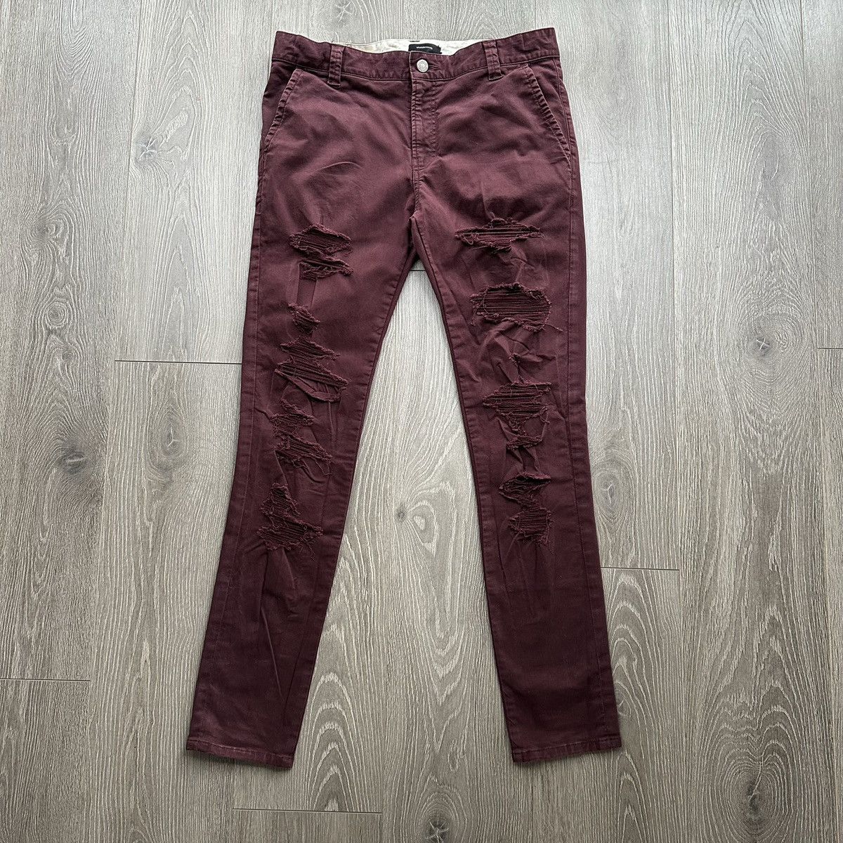 Undercover Undercover ripped chino pants | Grailed
