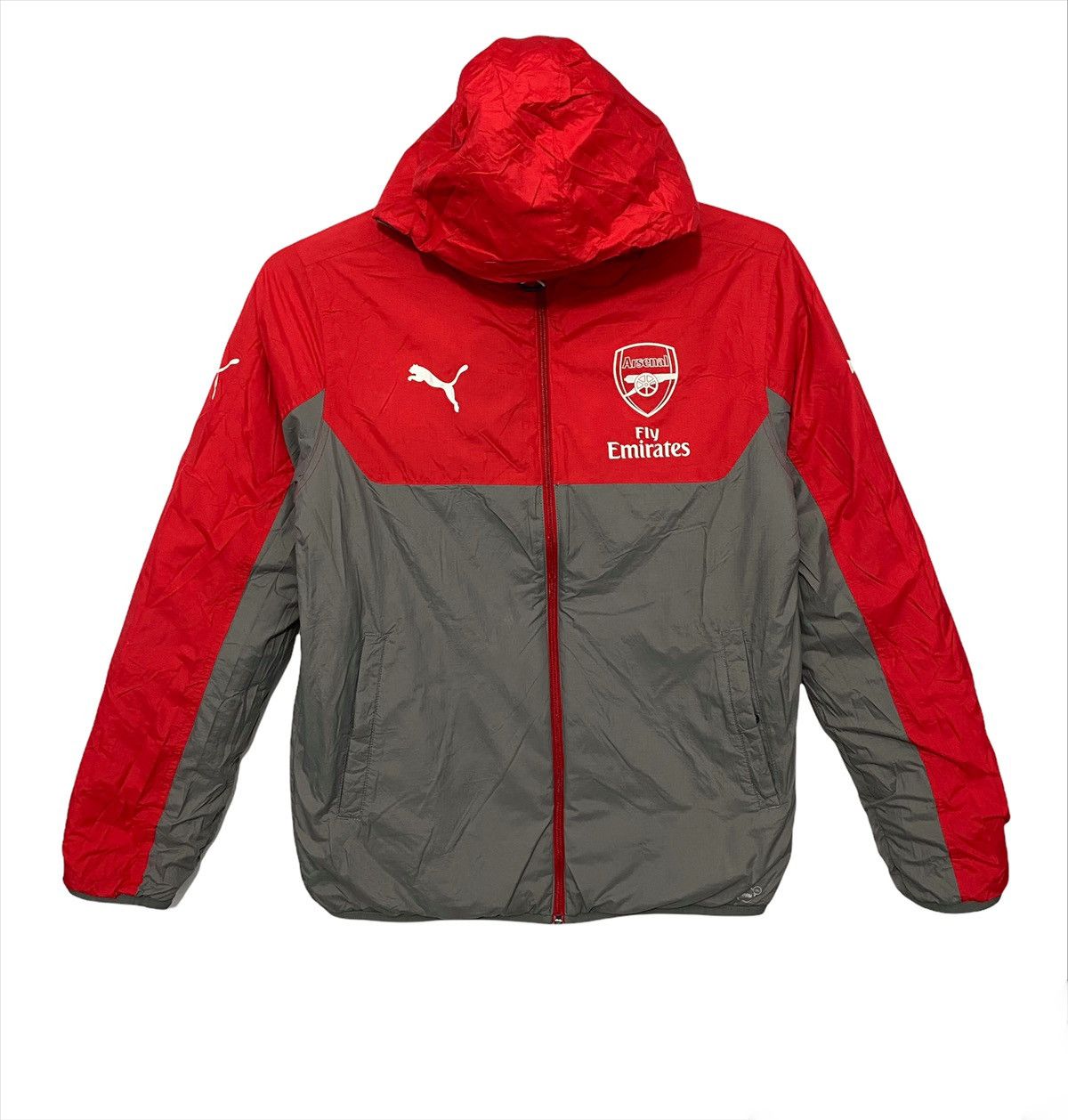 Puma Arsenal puma reversible puffer goose down | Grailed