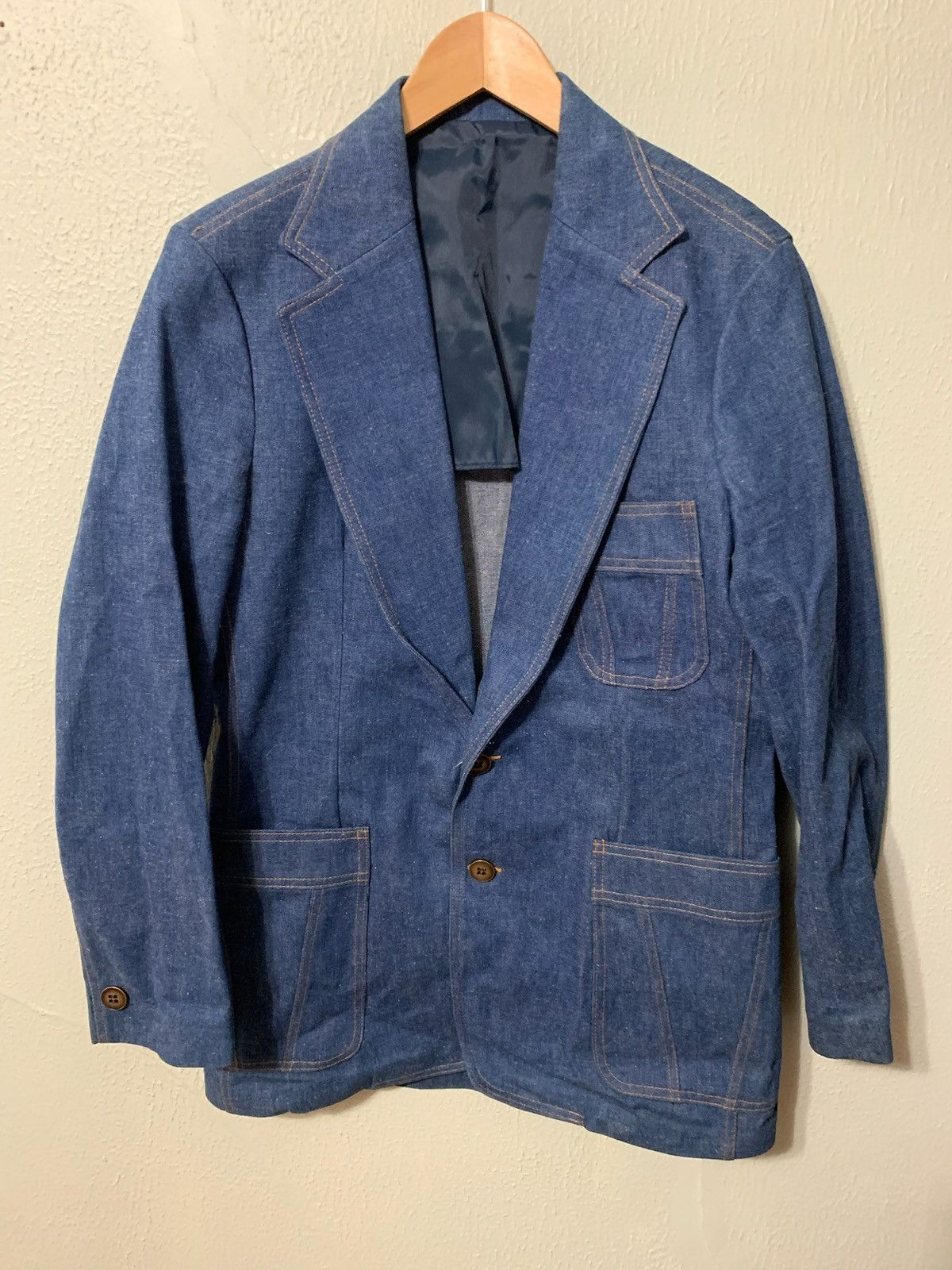 Denim Jacket × Levi's × Vintage Vintage 1970s Levi’s Denim Sports Coat ...
