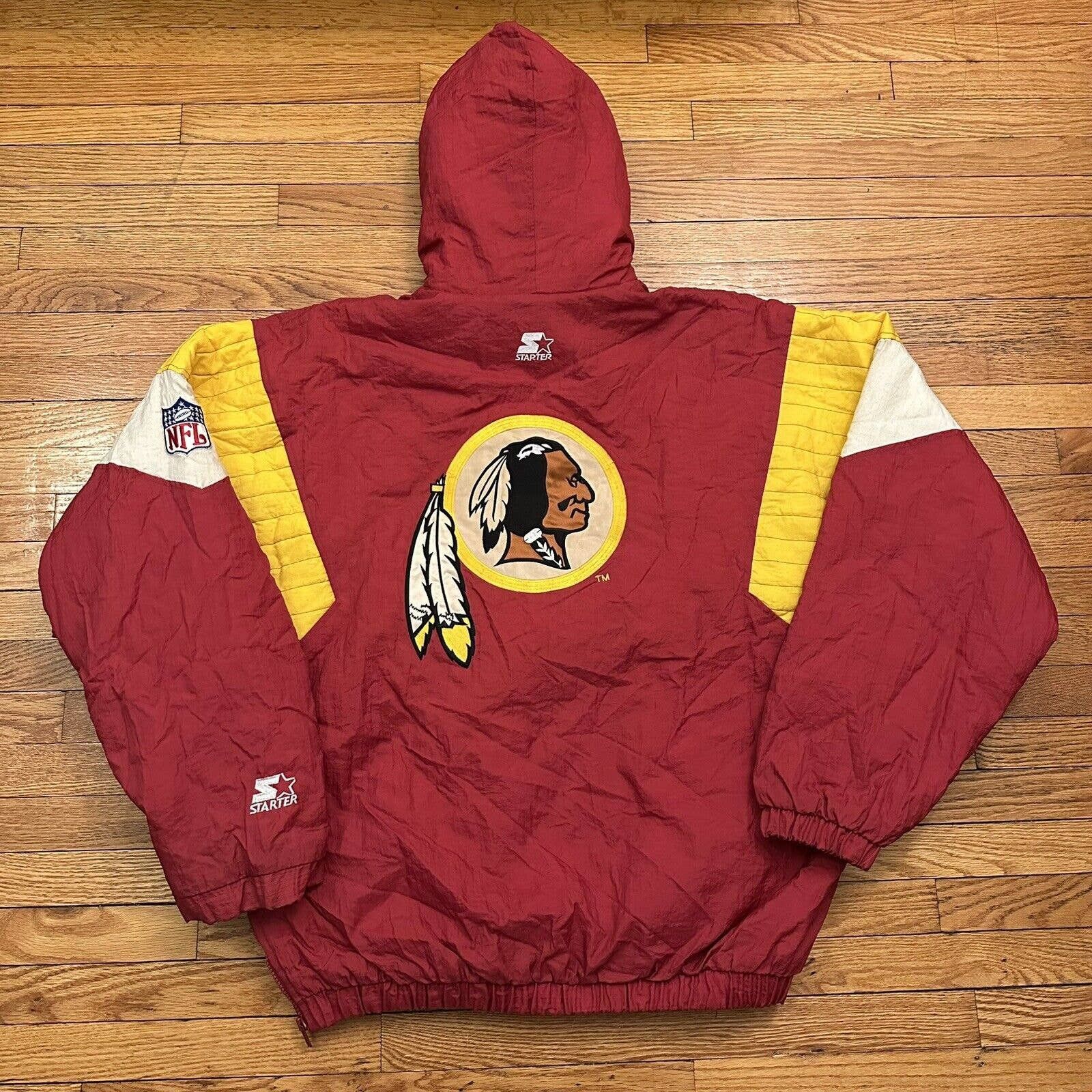 NFL × Starter × Vintage Vintage 90s Starter Washington Redskins Puffer ...