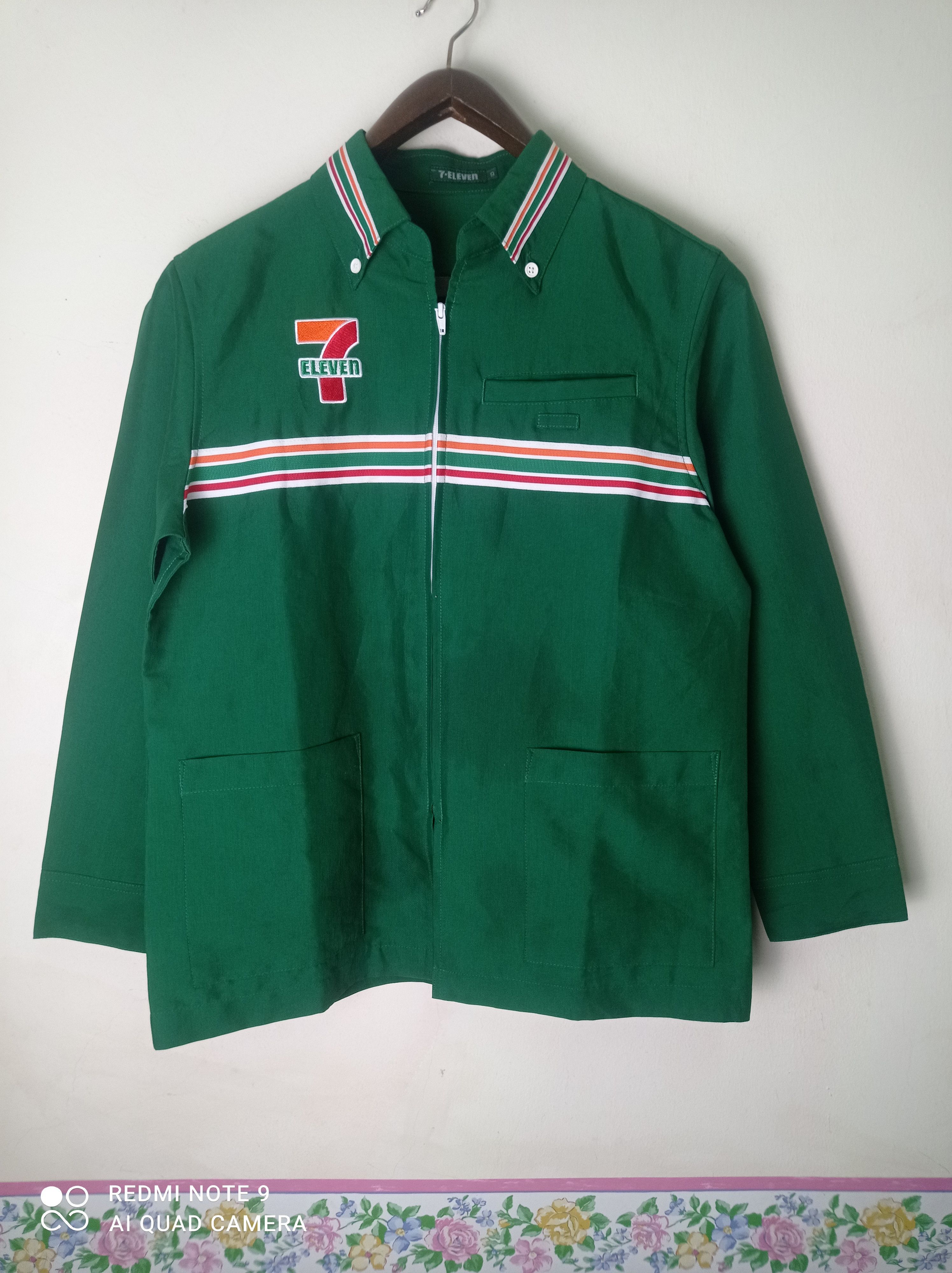 Vintage 90's Vintage 7 ELEVEN Uniform Workwear Zip Up | Grailed