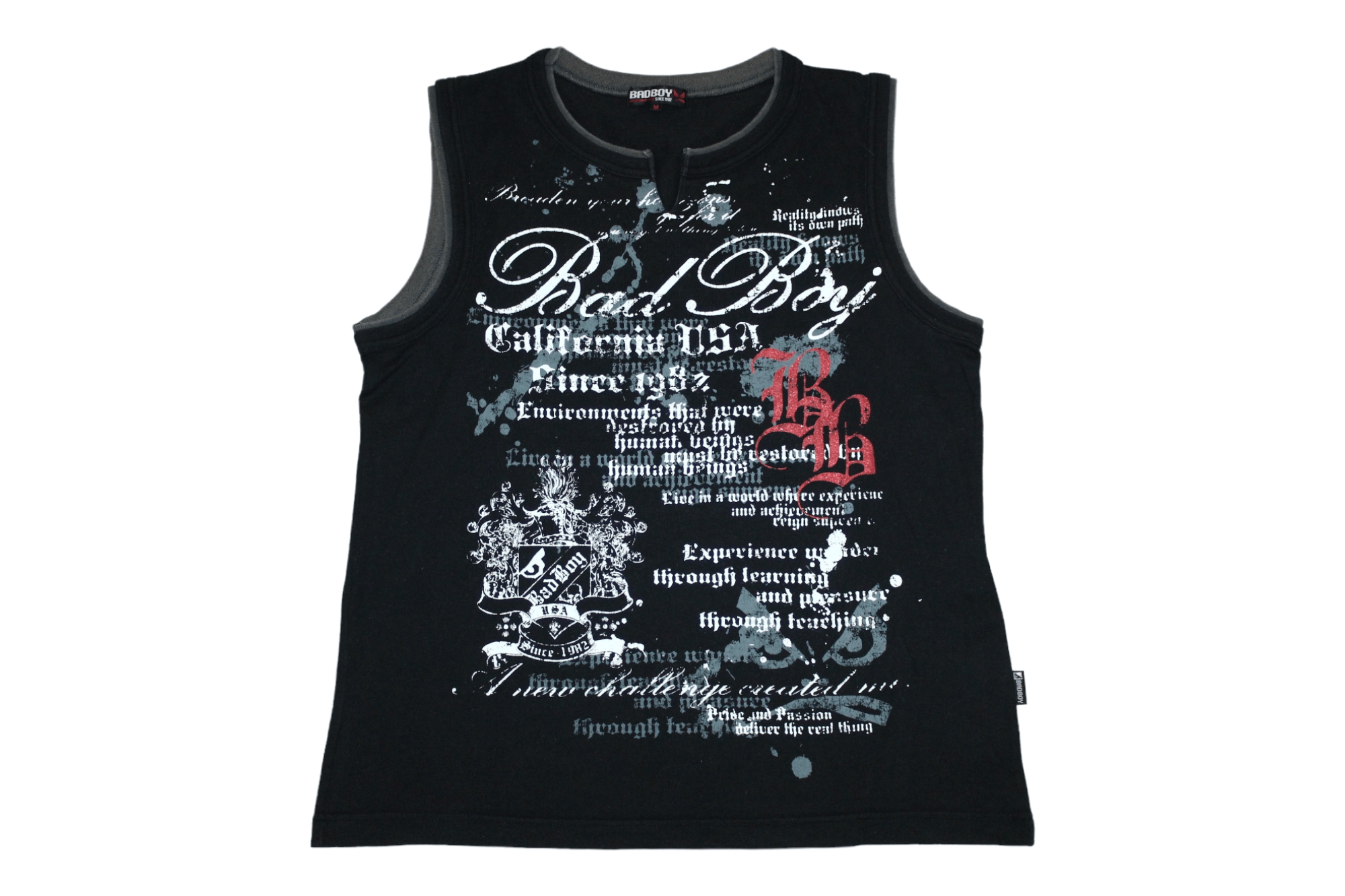 Yasuyuki Ishii RARE 🔥 Y2K Bad Boy crazy design Poem Tank Top | Grailed