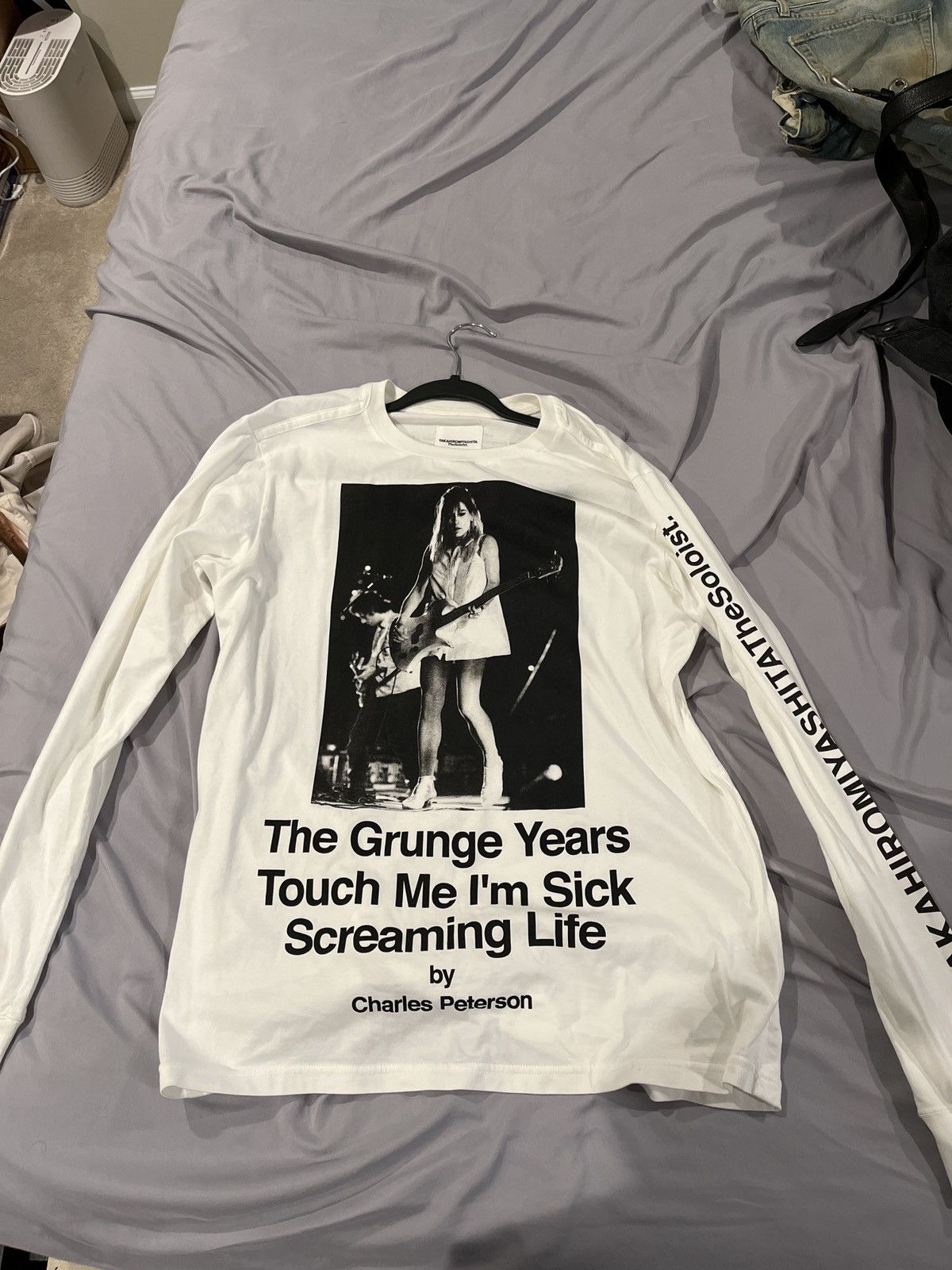 Takahiromiyashita The Soloist. Charles Peterson grunge years tee | Grailed