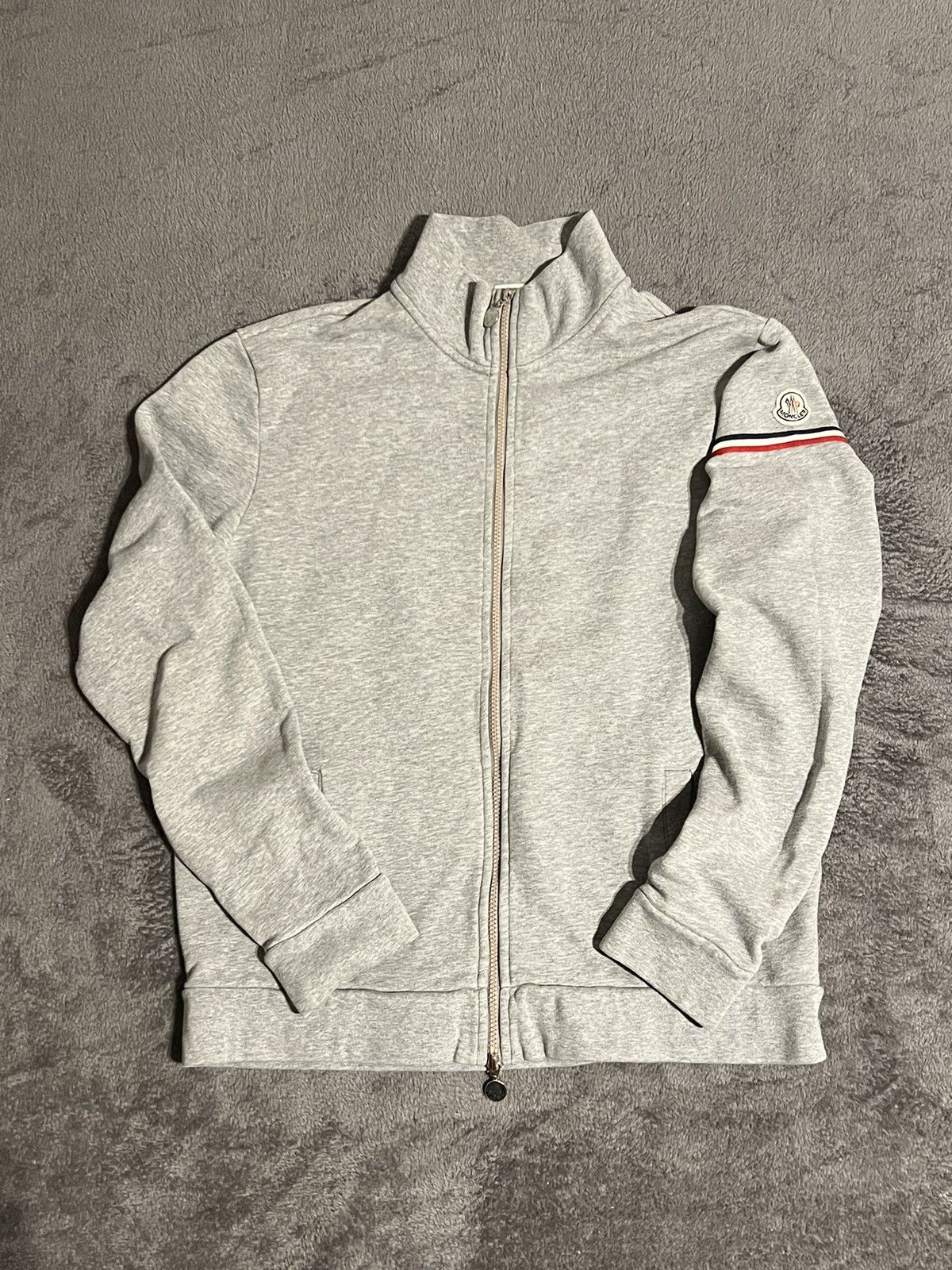 Moncler Moncler Zip up sweatshirt Grey Color | Grailed