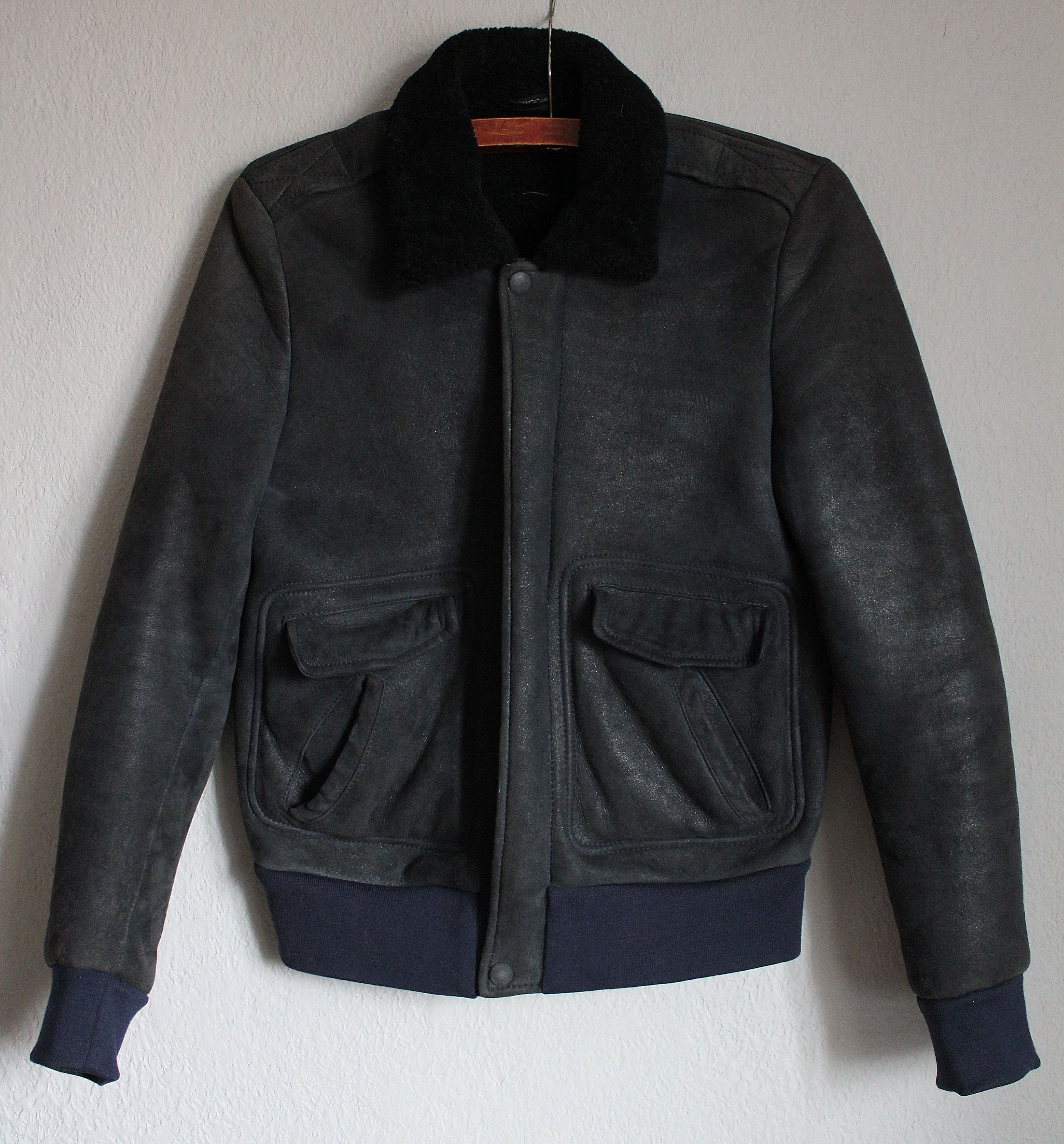 Marc Jacobs Lamb Suede Leather Warm Bomber Mens Jacket | Grailed
