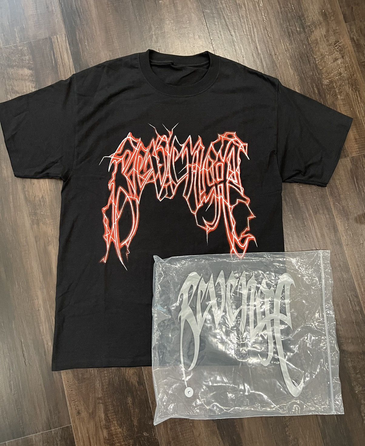 Revenge Revenge Red Lightning Shirt | Grailed