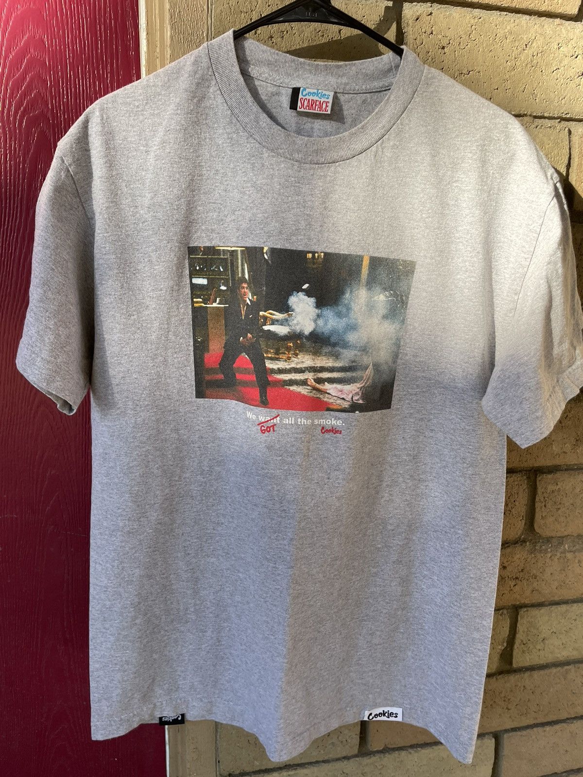 Band Tees × Cookies × Streetwear SCARFACE cookies tshirt | Grailed