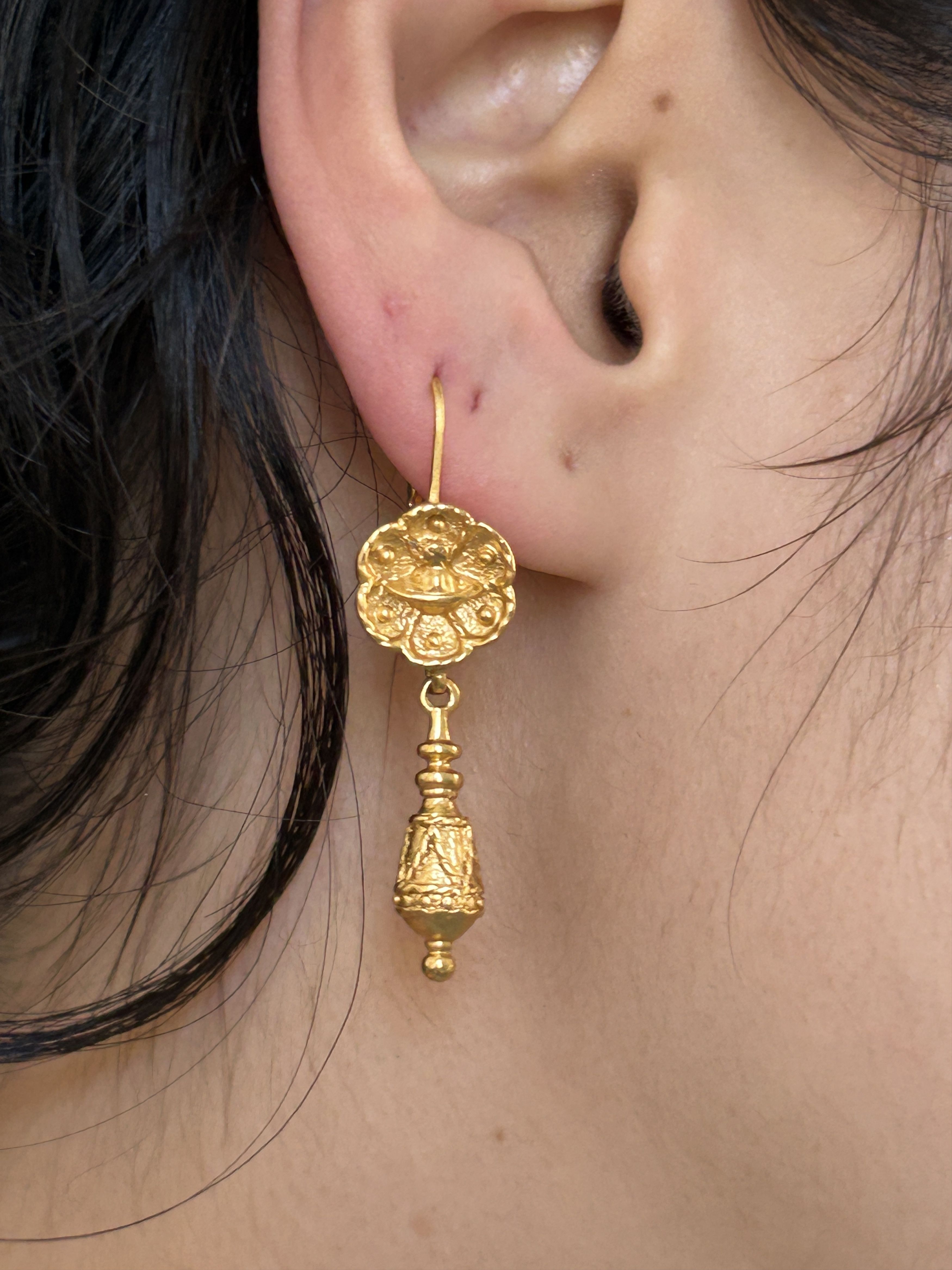 Vivienne Westwood Vivienne Bell Thailand / Bali Earrings in Gold Metal ...