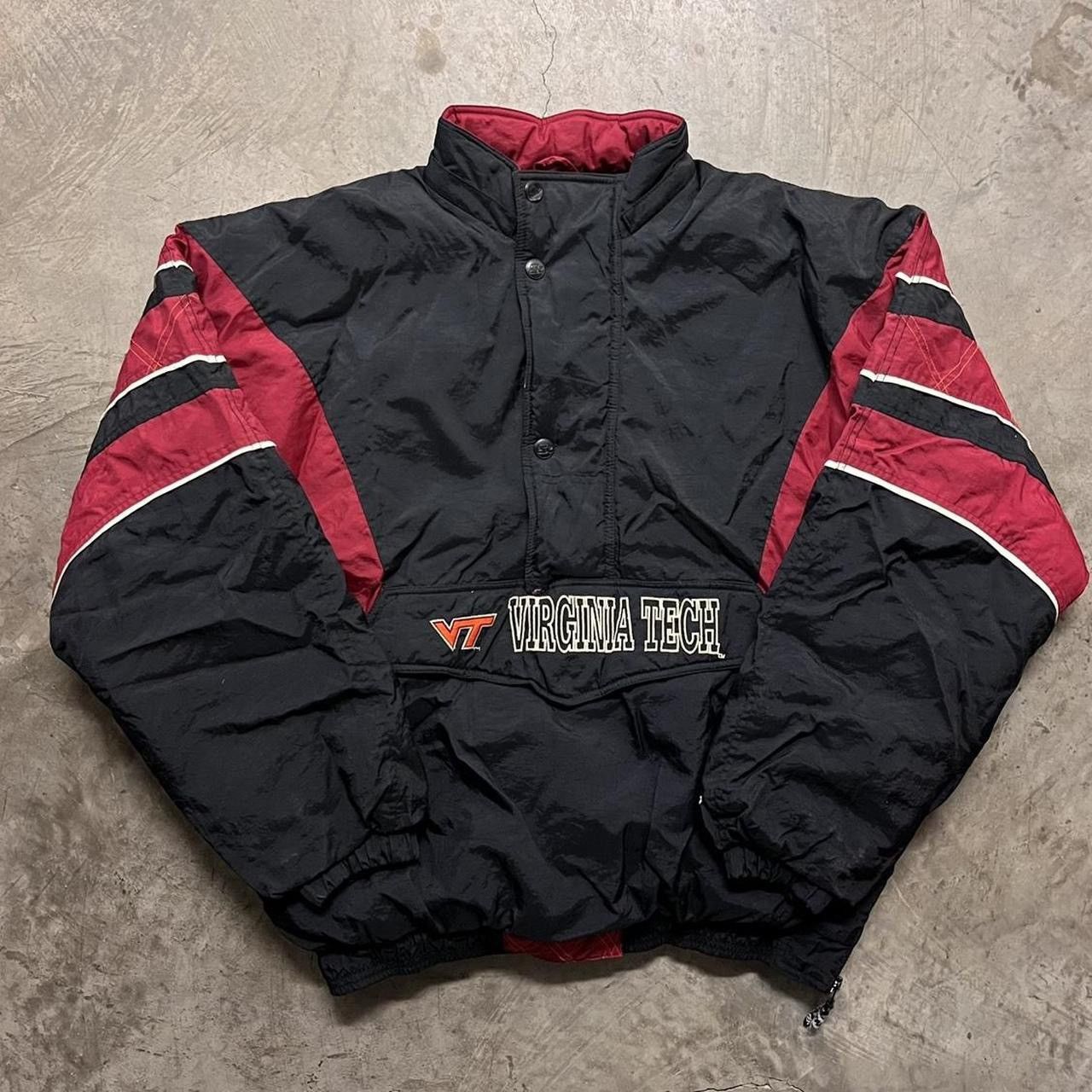 NFL × Starter × Vintage vintage 1990s virginia tech starter puffer ...