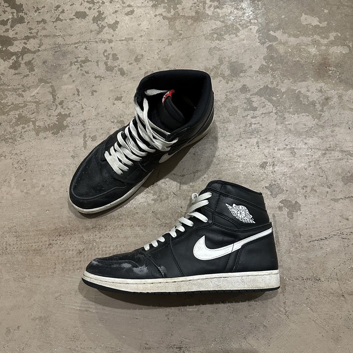 Nike Air Jordan 1 High Ying Yang Black Retro | Grailed
