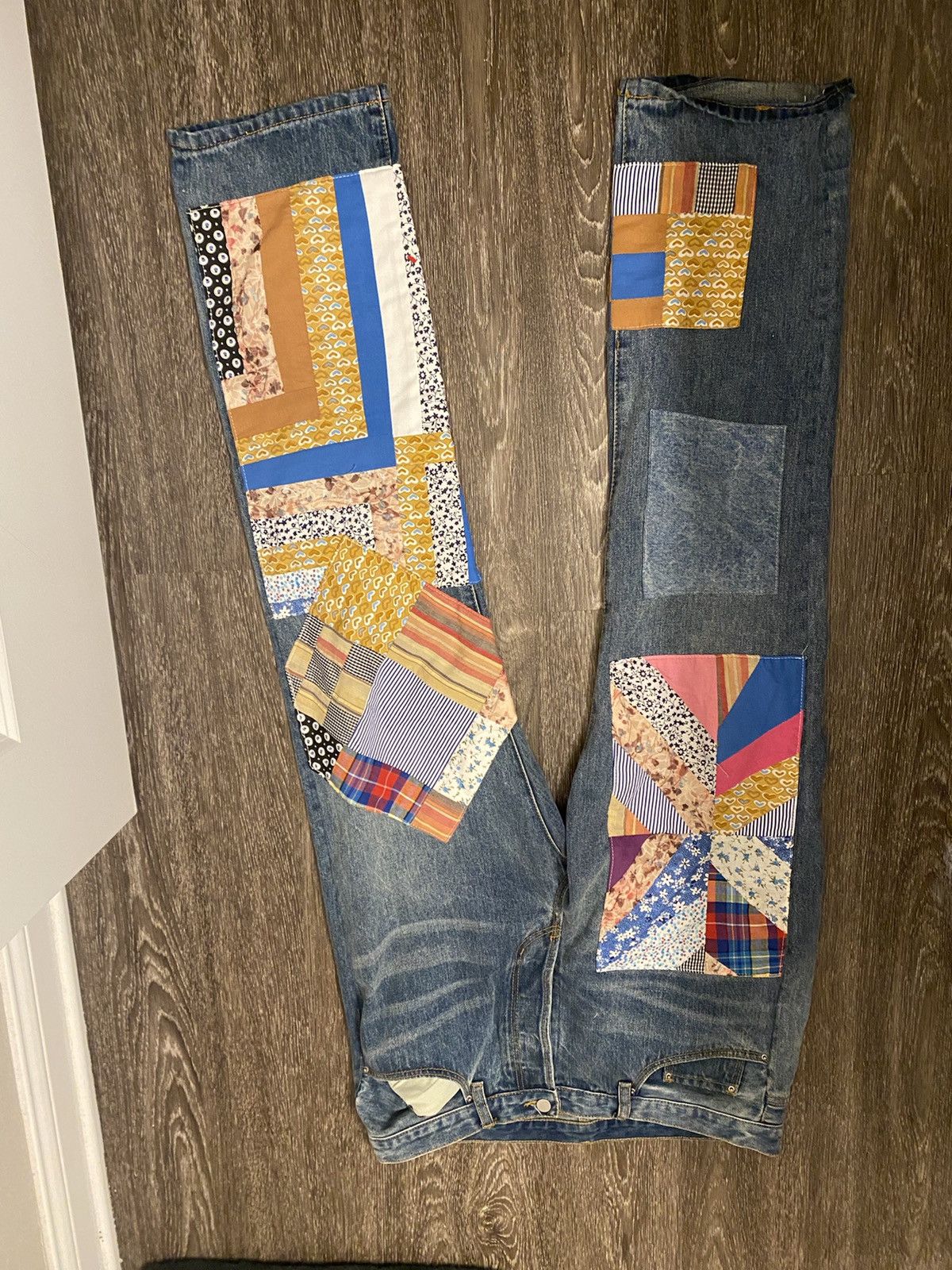 Streetwear Mnml Patchwork denim | Grailed