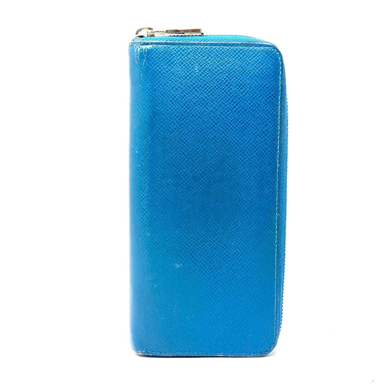 Louis Vuitton Cyan Taiga Zippy Wallet Vertical | Grailed