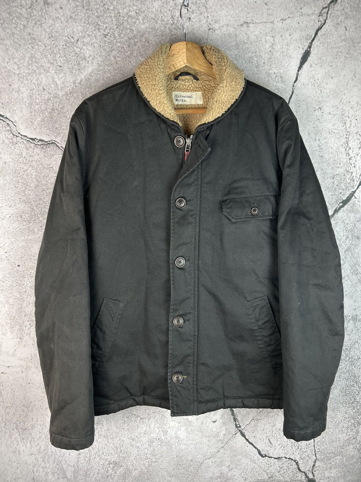 Universal Studios Universal Works N1 Sherpa jacket | Grailed