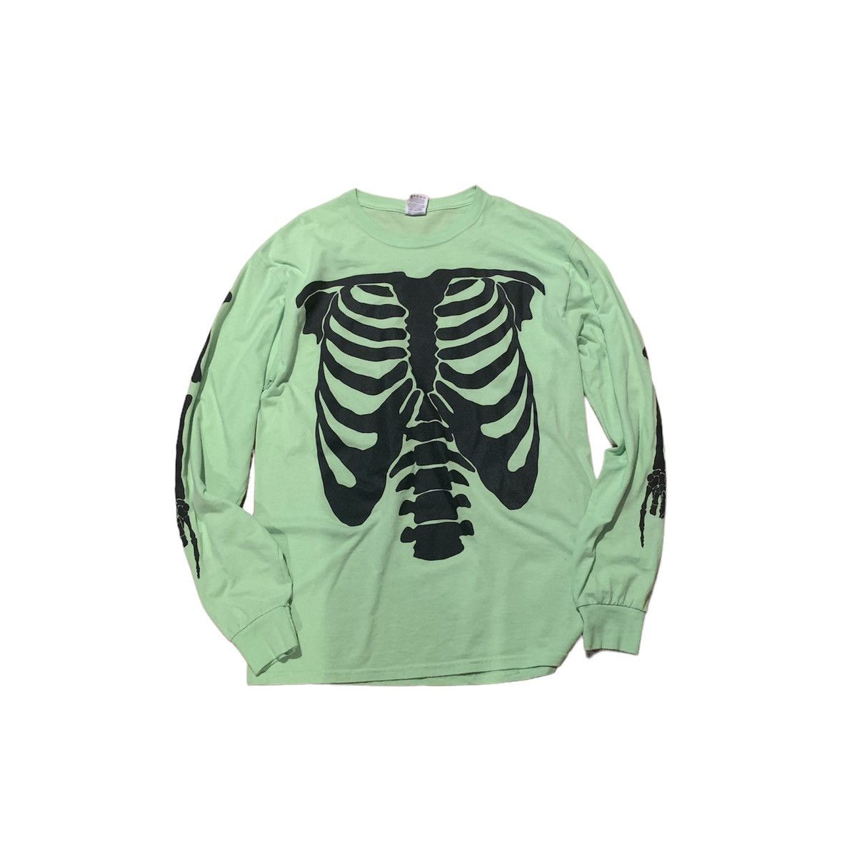 Band Tees × Playboi Carti green skeleton playboi carti tour long sleeve ...