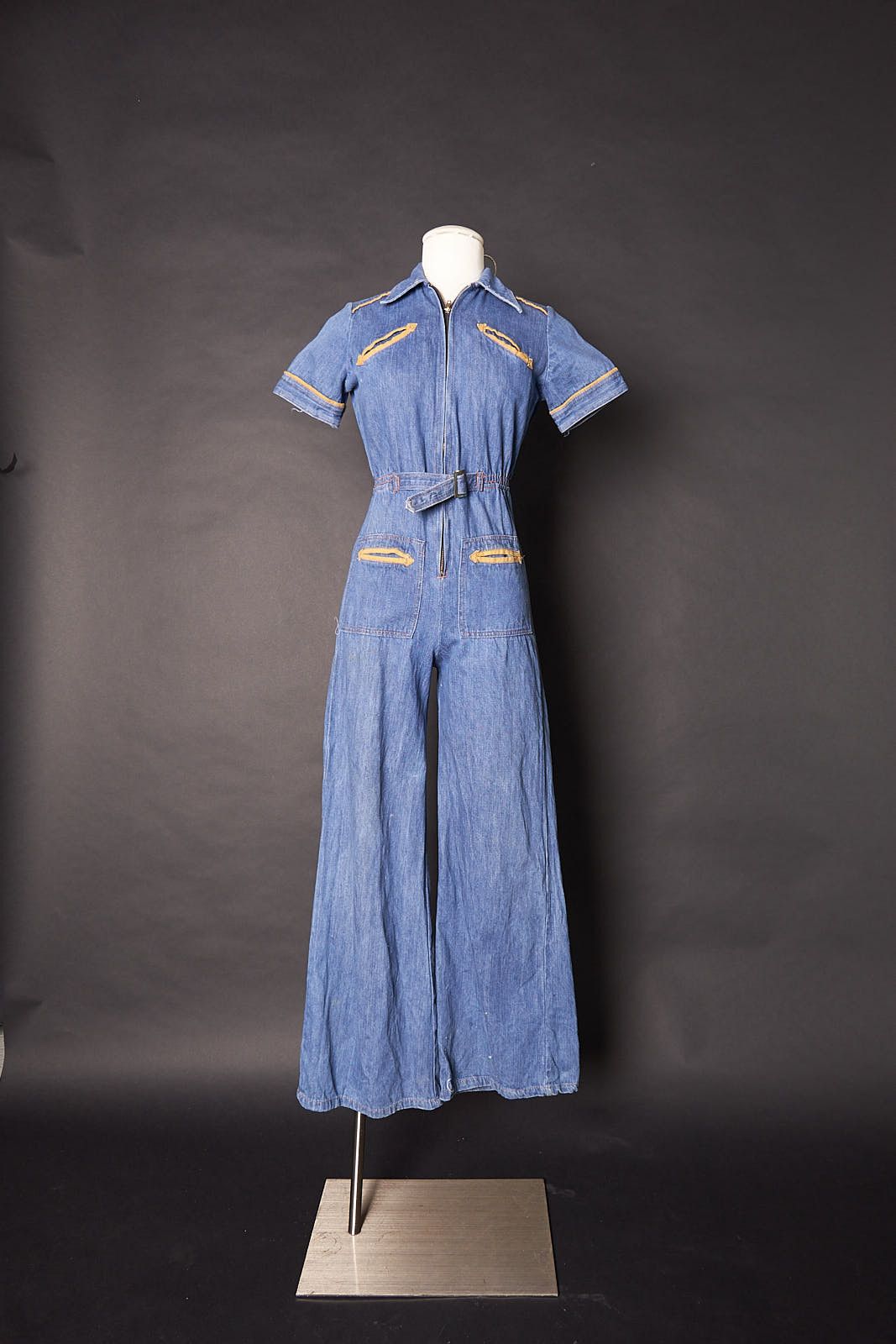 Vintage Vintage 1970s Justin Charles Denim Jumpsuit | Grailed