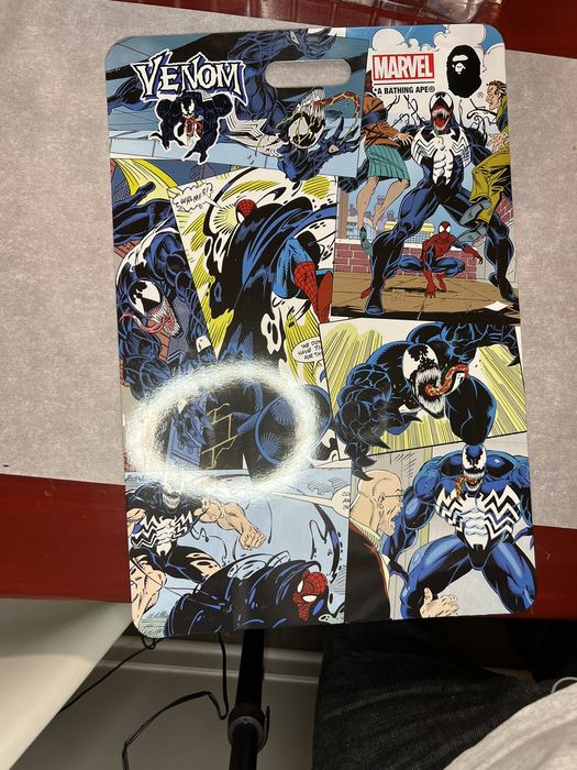 Bape Bape X Marvel Comics Venom Blue Black Bapesta | Grailed