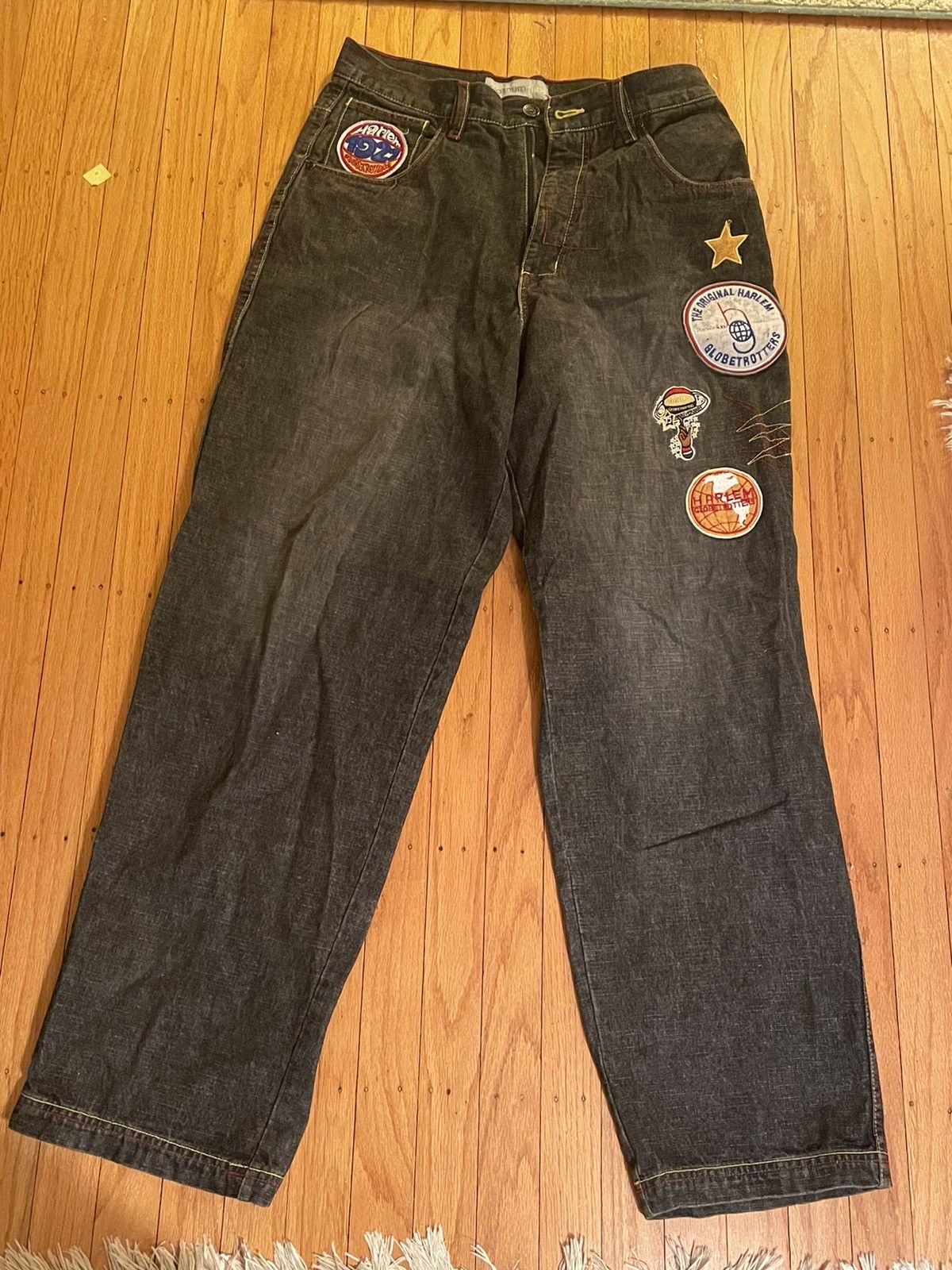 Fubu Vintage Platinum Fubu Baggy Jeans w/ Patches 05 | Grailed