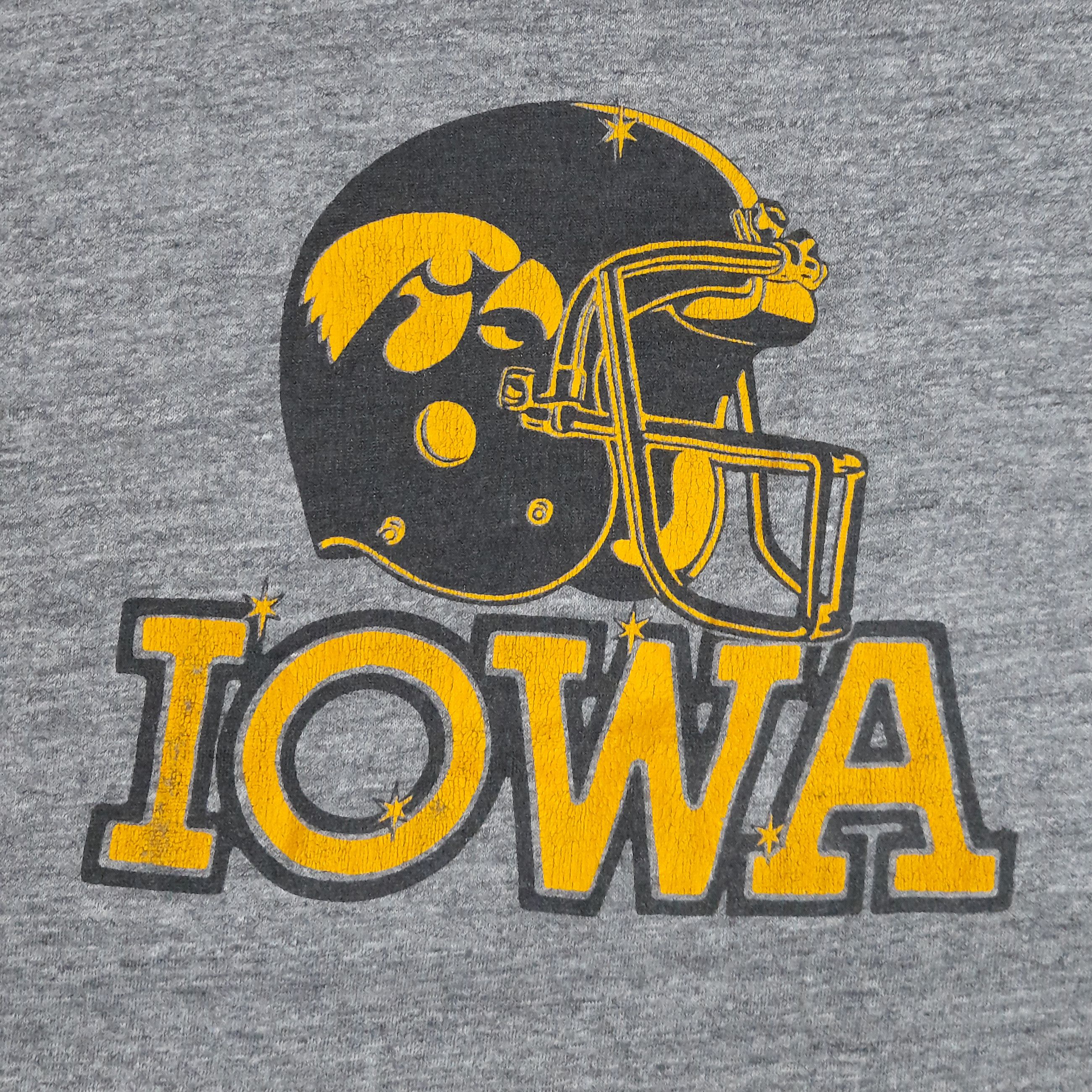 Jerzees × Vintage Vintage 80's HAWKEYES University of Iowa Football ...