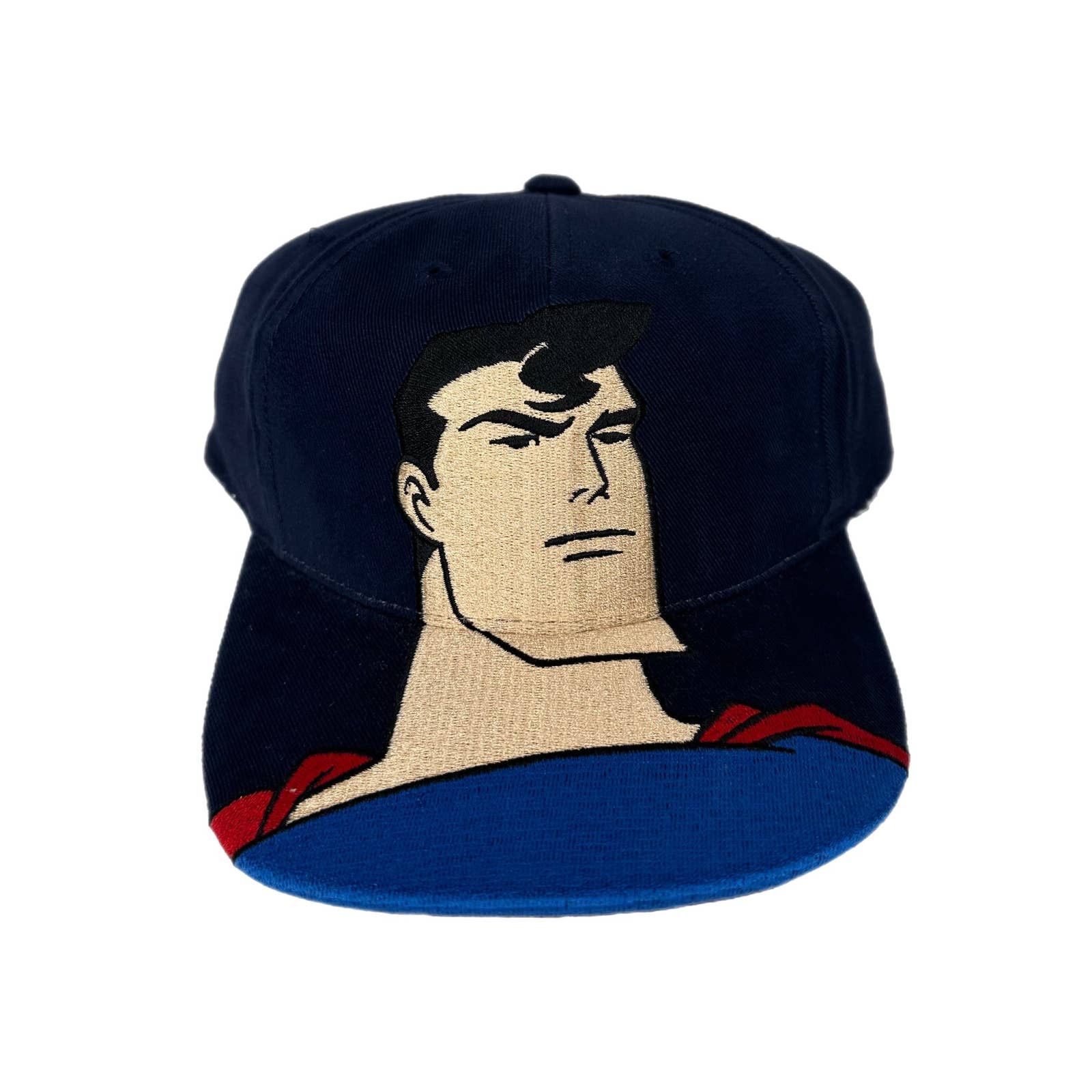 Warner Bros Vintage 90s Superman Youth Hat DC Comics kids Baseball Cap ...