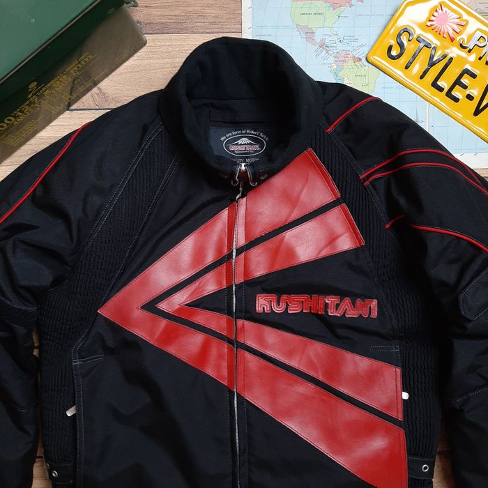 Japanese Brand Kushitani hamamatsu japan biker jacket racing motorcycle ...